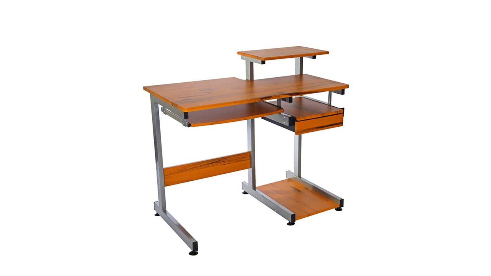 Trio Supply House Computer Workstation Desk: Woodgrain