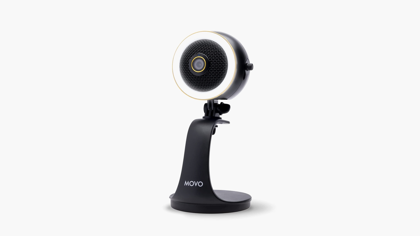 Movo WebMic-HD-Pro: All-in-One HD Webcam with Mic & LED Light