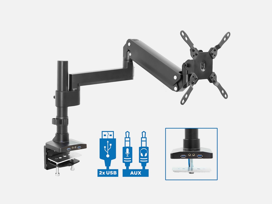 Monitor Arms Wall & Desk Mount: Ergonomic & Adjustable