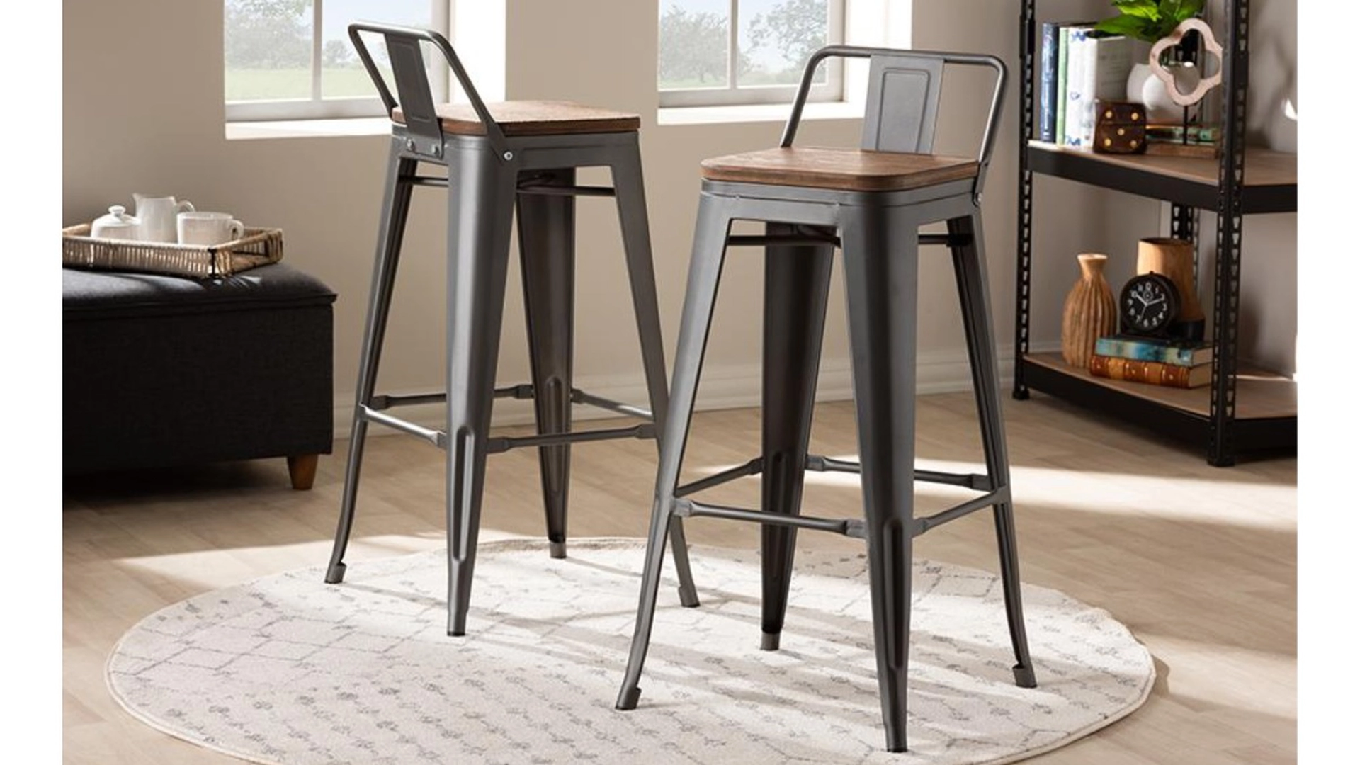 Stackable Bar Stool Set of 4