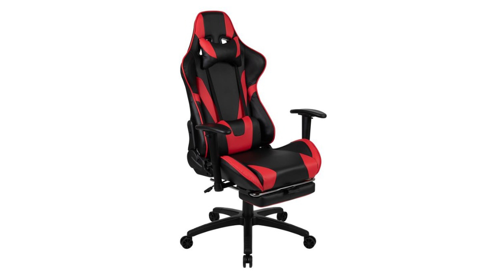 X30 Gaming Chair Reclining Back and Slide-Out Footrest
