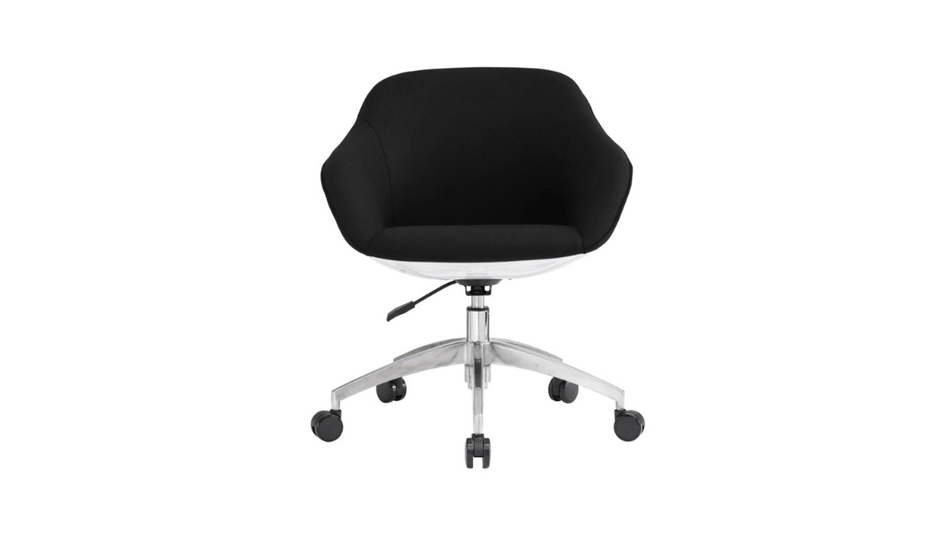 Trio Supply House Home Office Upholstered Task Chair, Black
