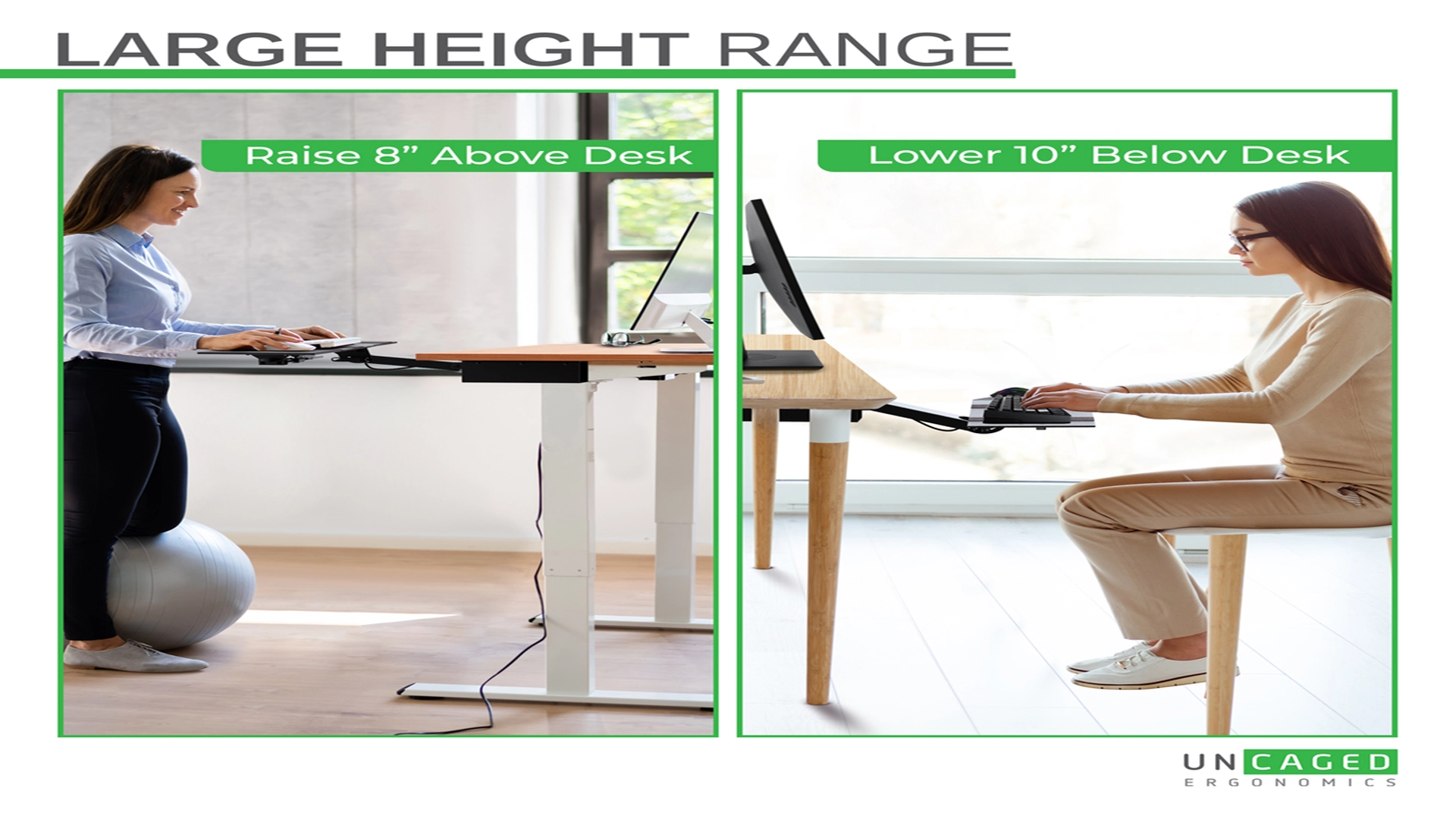 KT2 Keyboard Tray Under Desk Adjustable Height