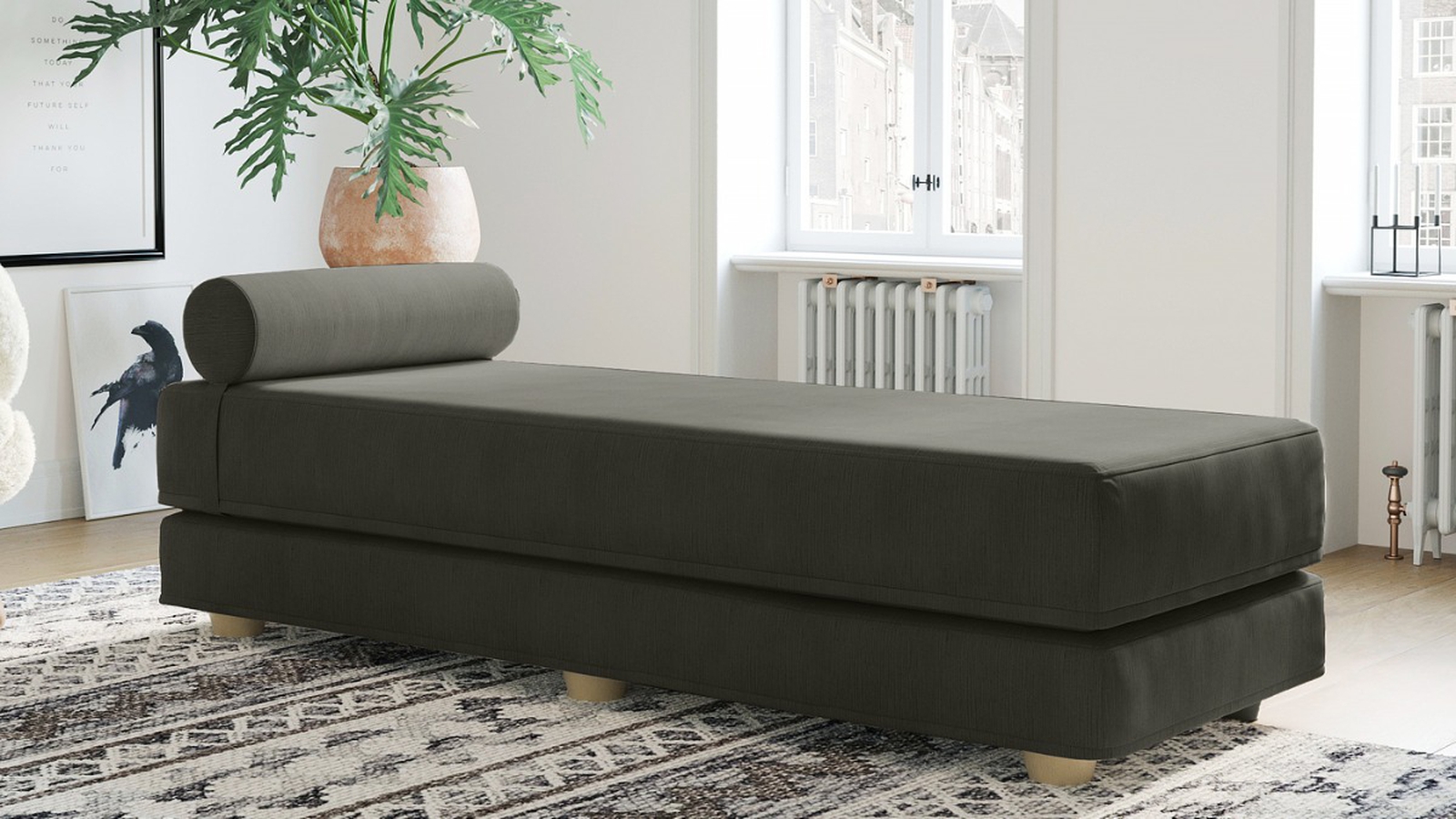 Jaxx Alon Daybed / Fold-Out Queen-Size Mattress