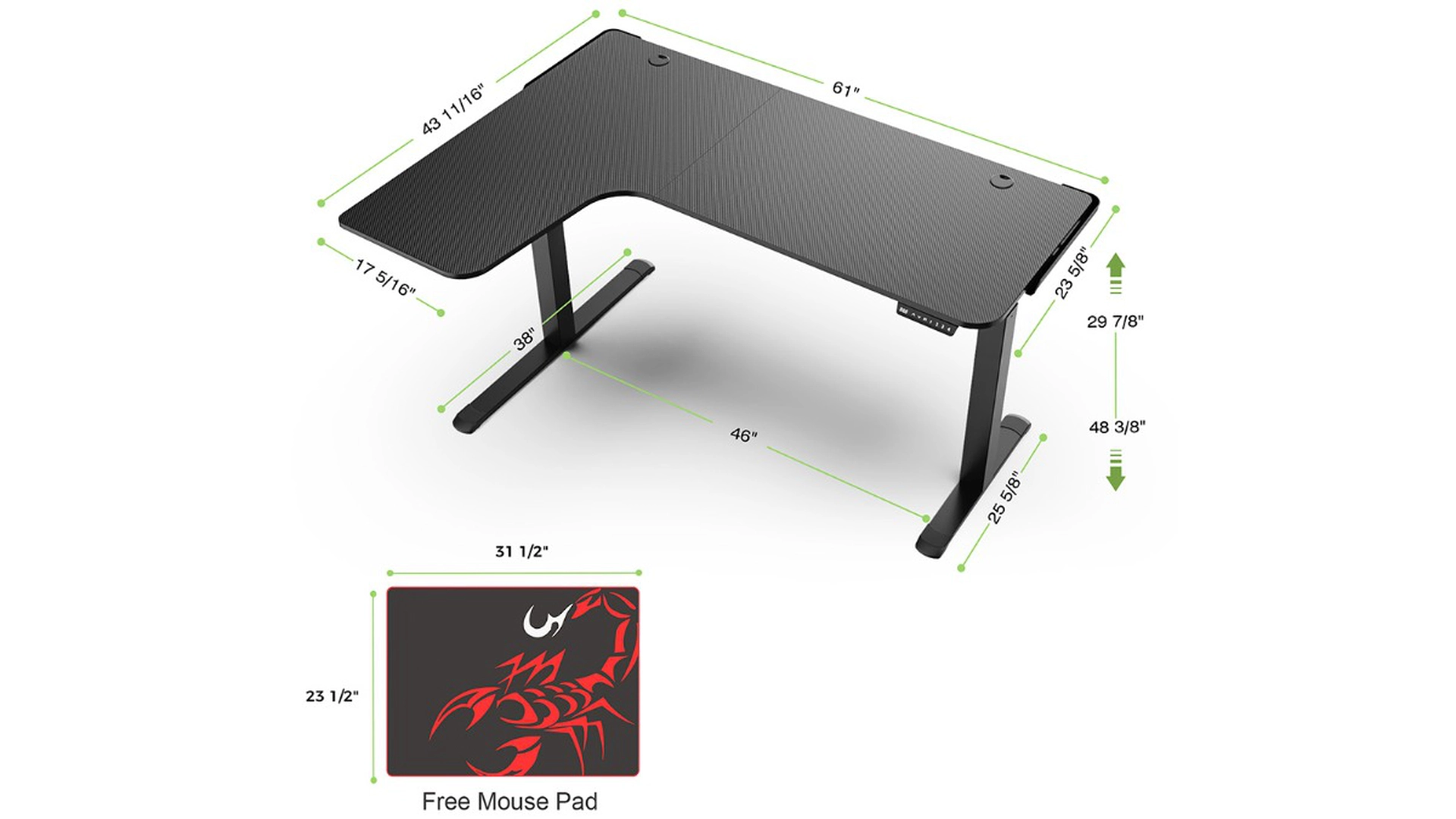 EUREKA ERGONOMIC 60