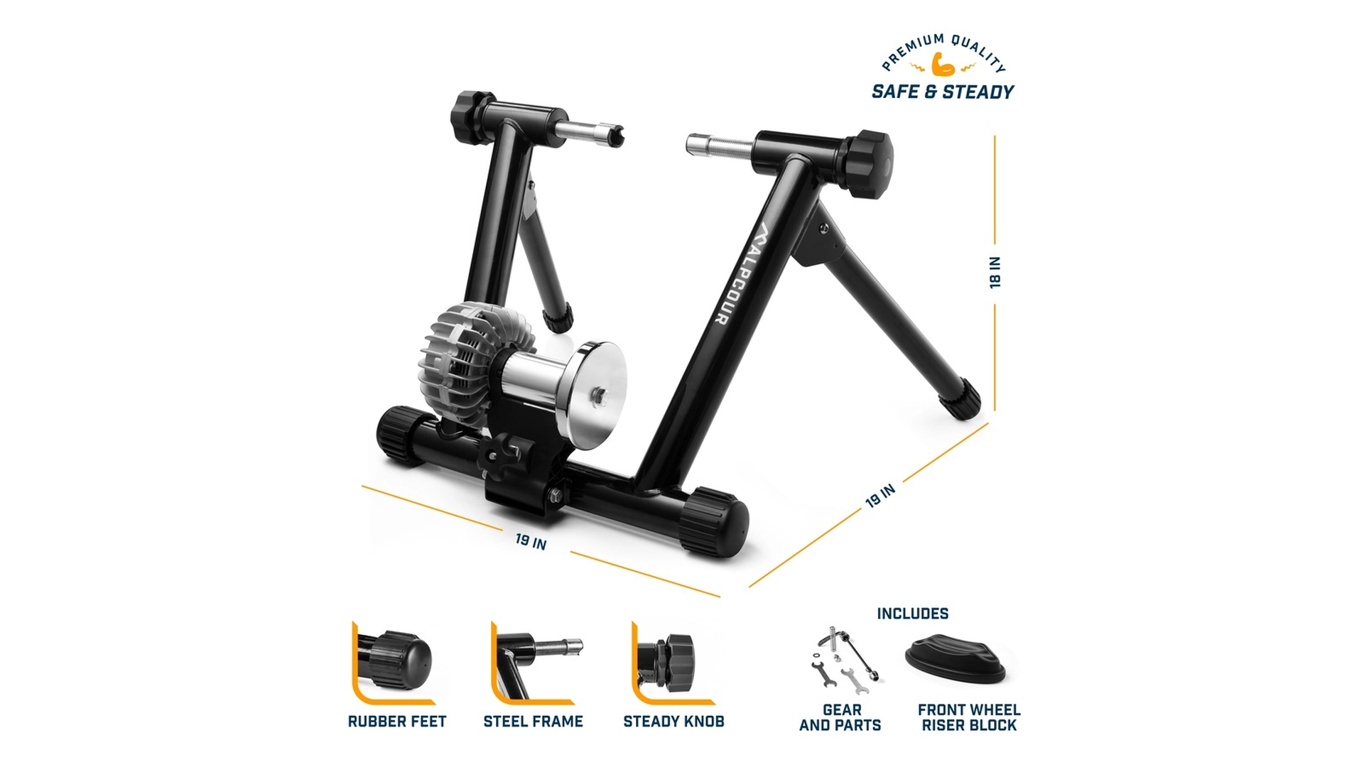 Alpcour Fluid Bike Trainer: Silent, Realistic Indoor Cycling