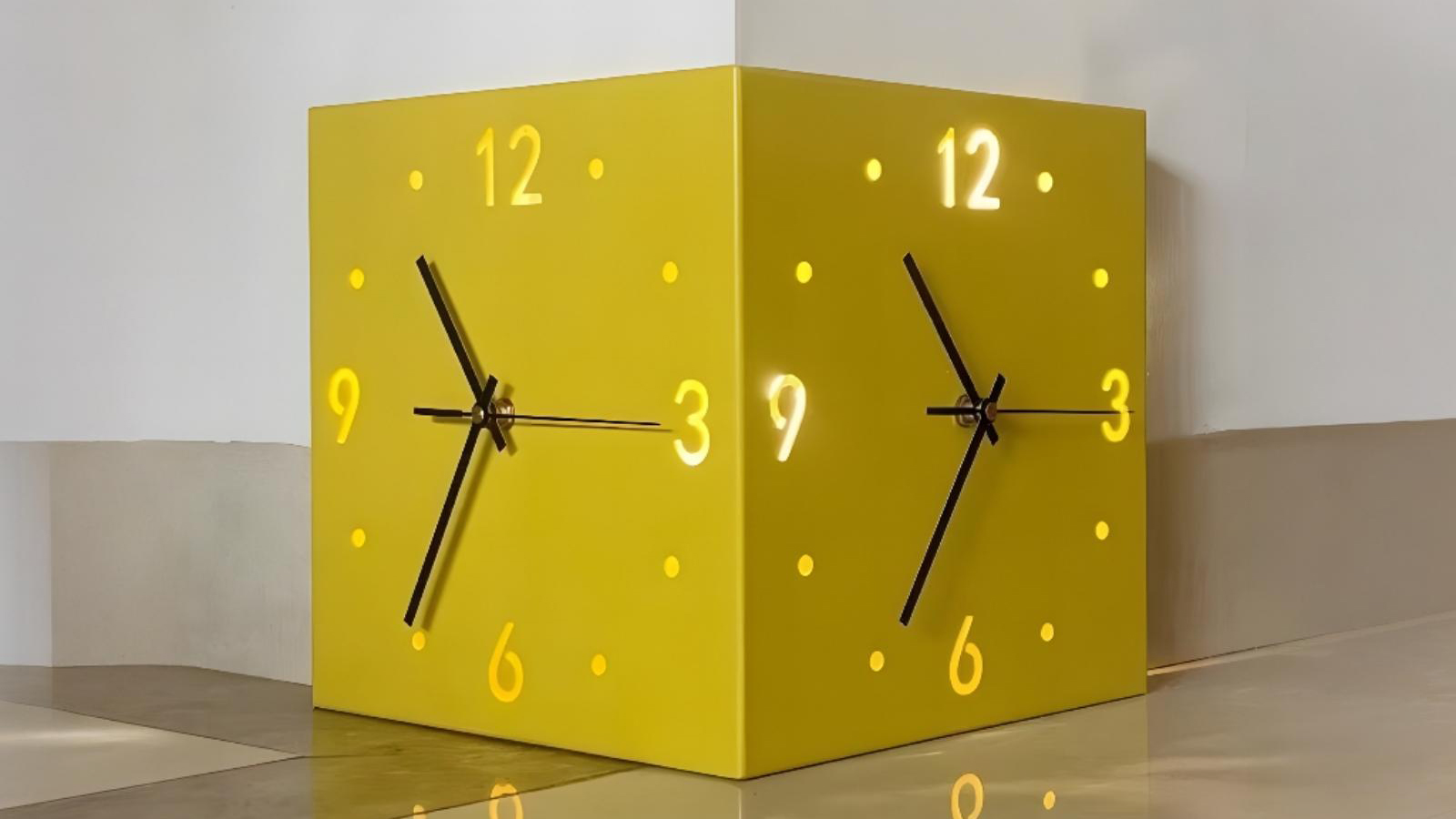 Elevate Your Home Decor with Our Minimalist Corner Clock
