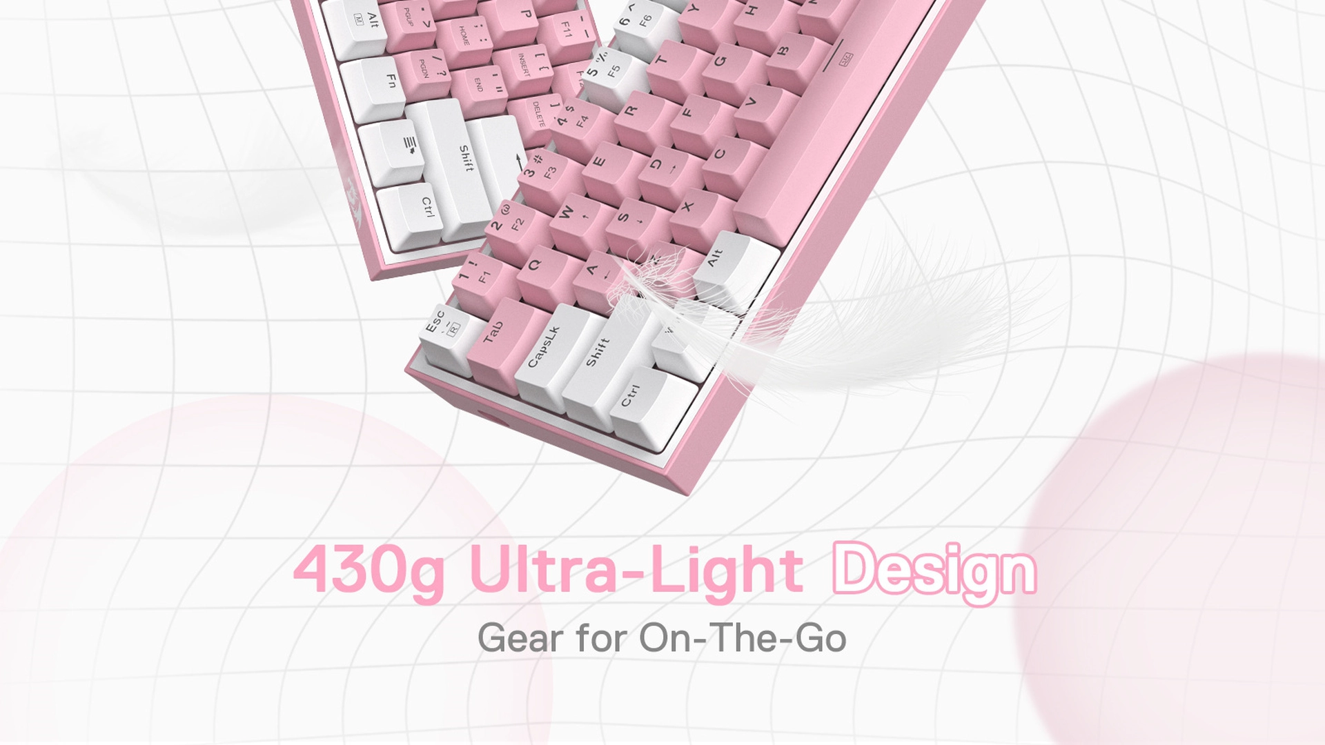 Redragon K617 Fizz 60% Wired RGB Gaming Keyboard