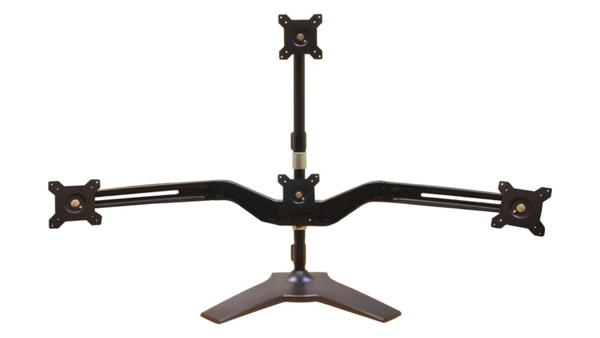 Quad Monitor Stand Mount (1 over 3)