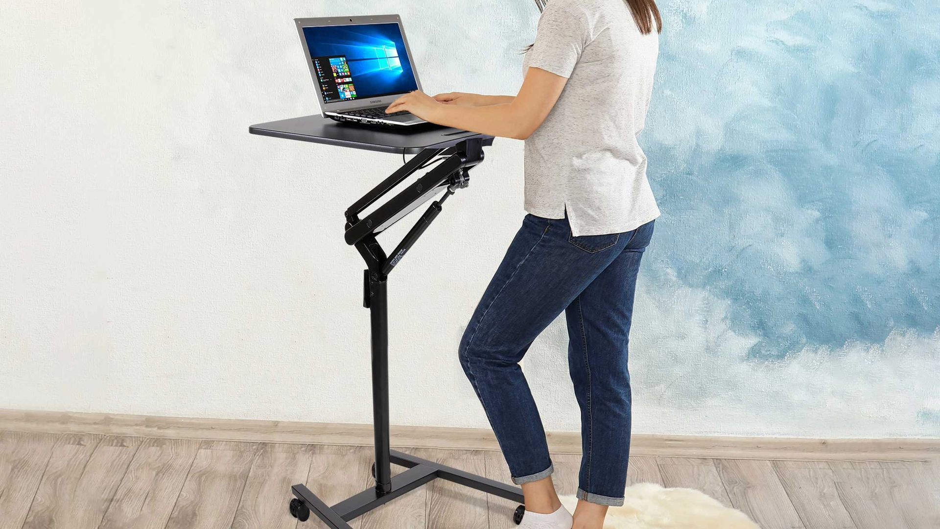 Aesthic Portable Standing Desk Converter - Desk Riser