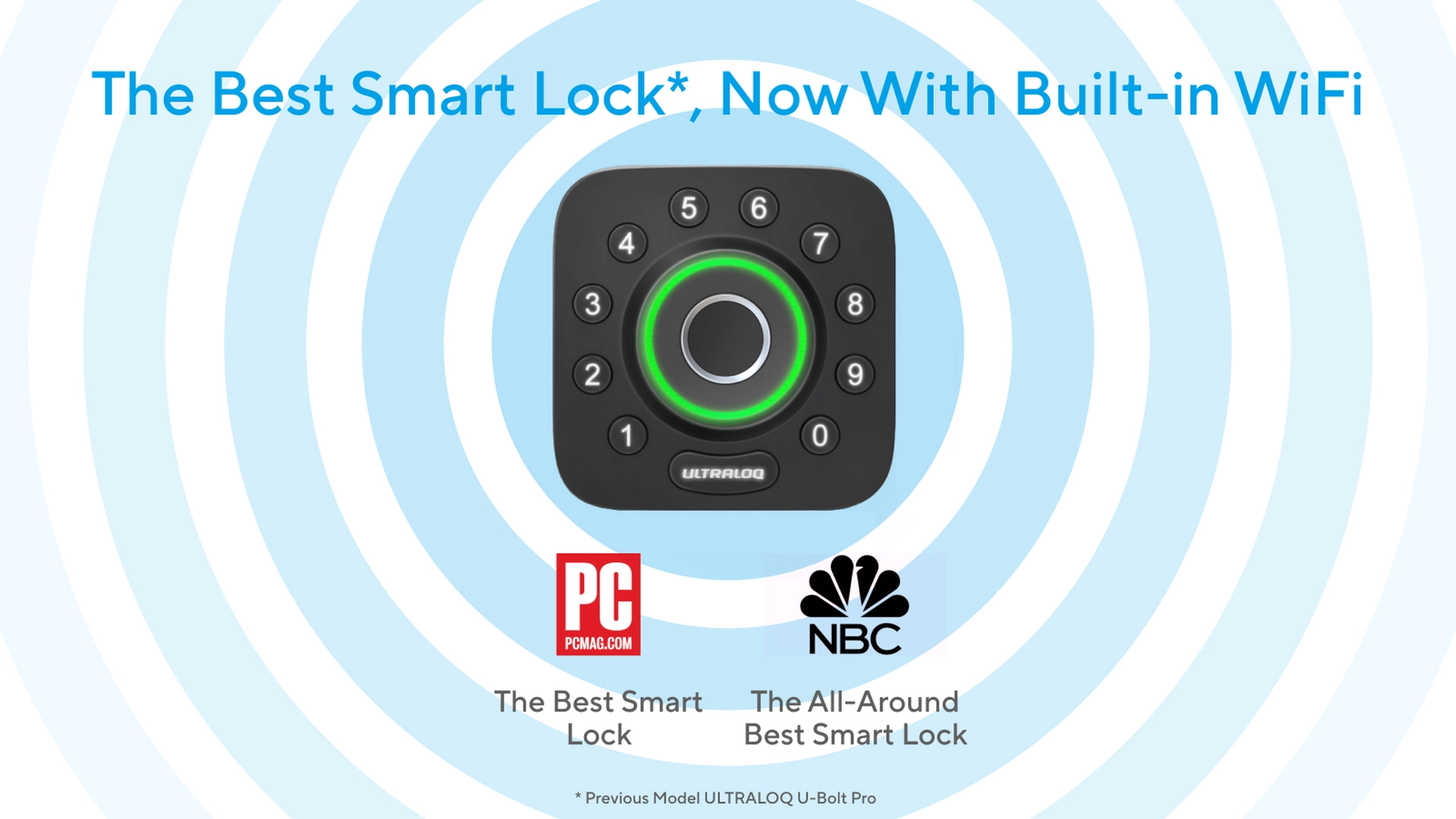 ULTRALOQ U-Bolt Pro WiFi - World's Most Versatile Smart Deadbolt
