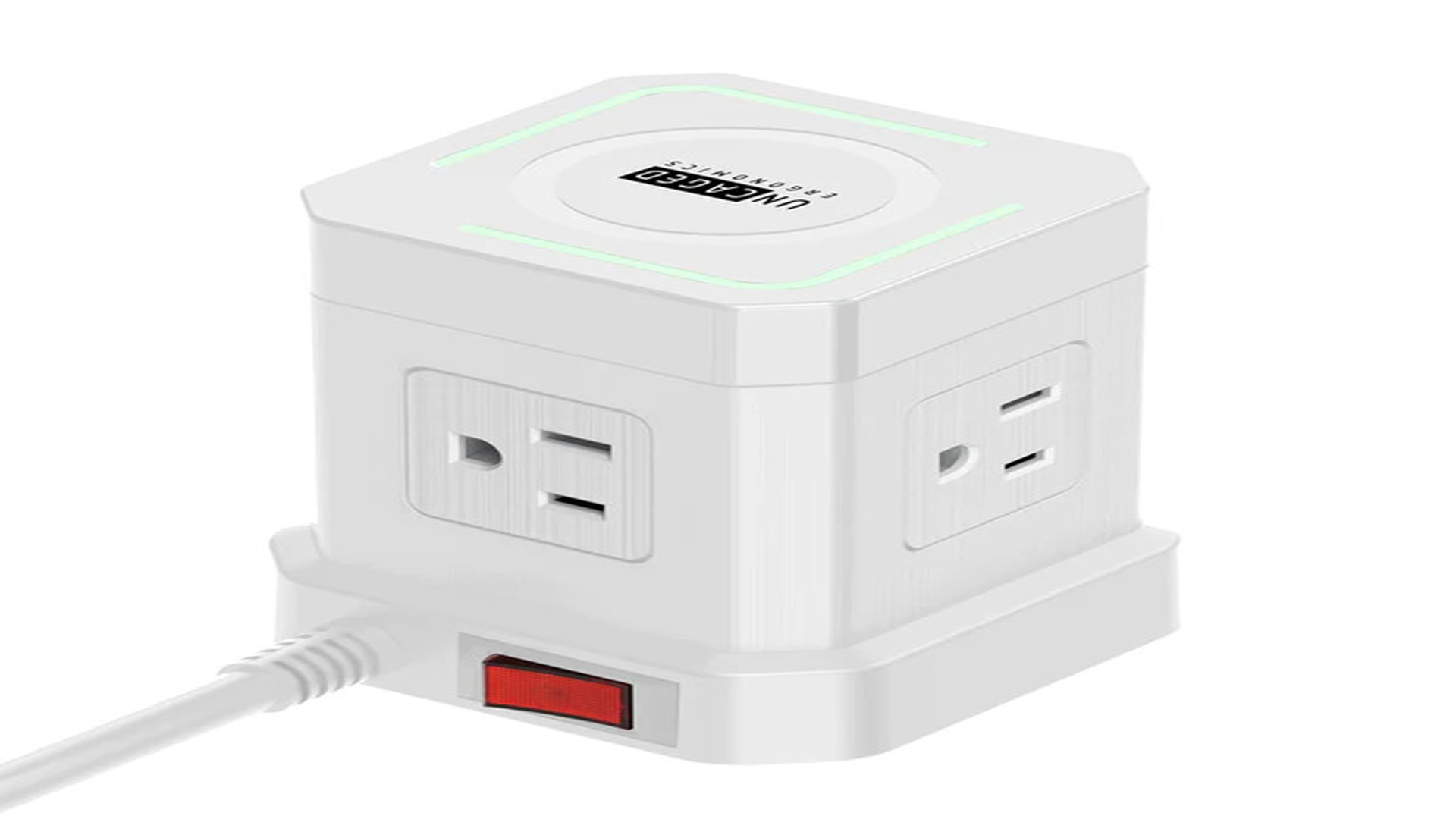 Wireless Charger Cube Power Strip with USB Ports