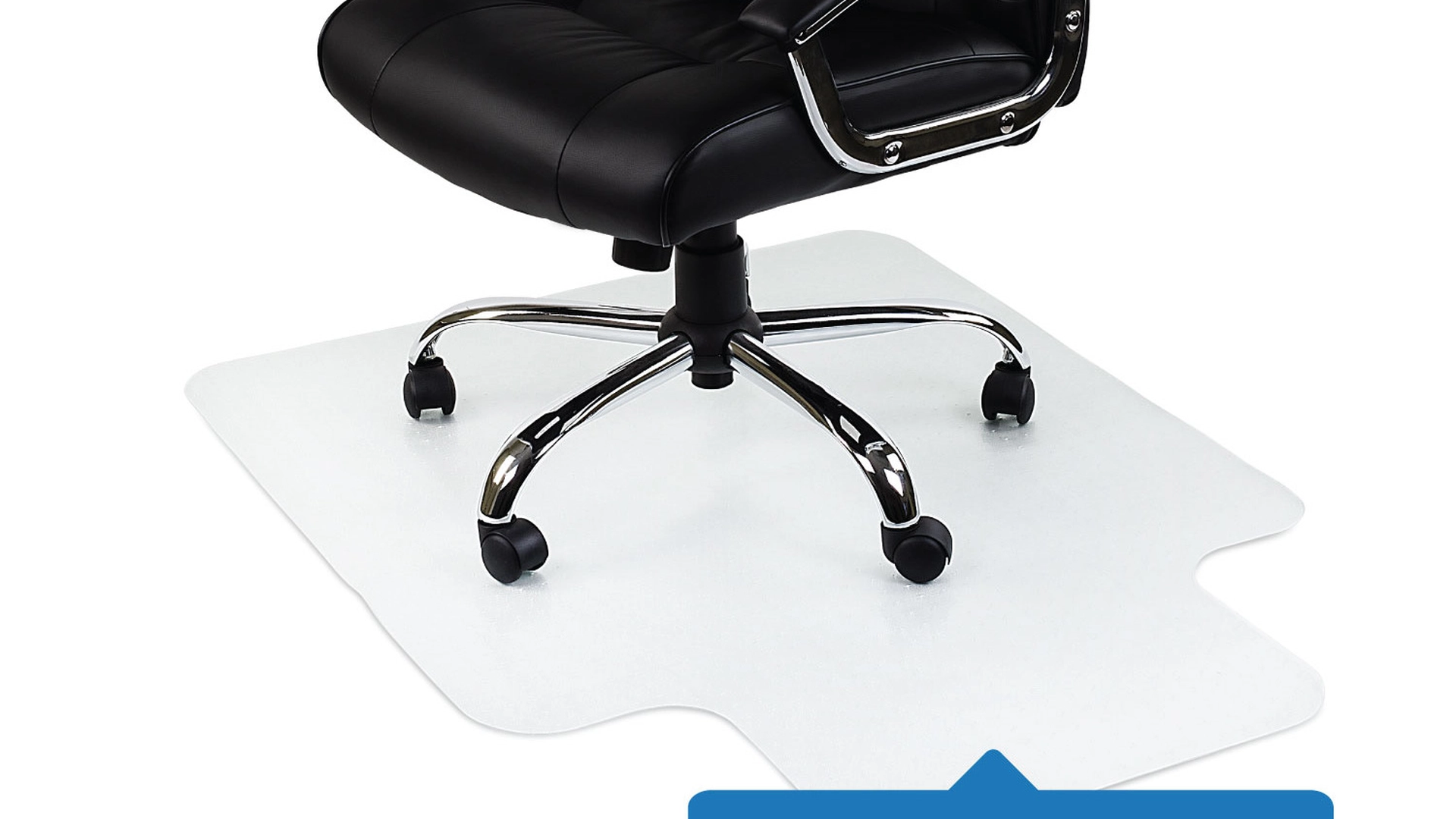 Mount-It! Clear Studded Office Chair Floor Protector