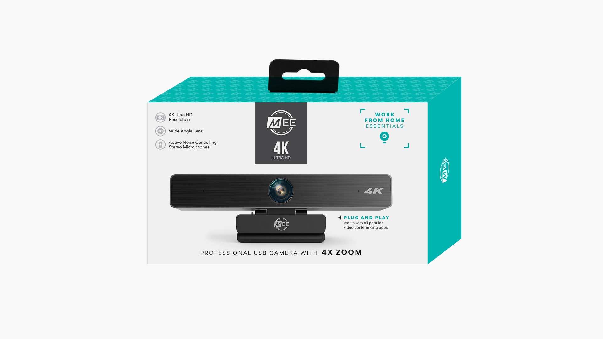 MEE audio C11Z 4K Ultra HD Conference Webcam - ANC Microphone