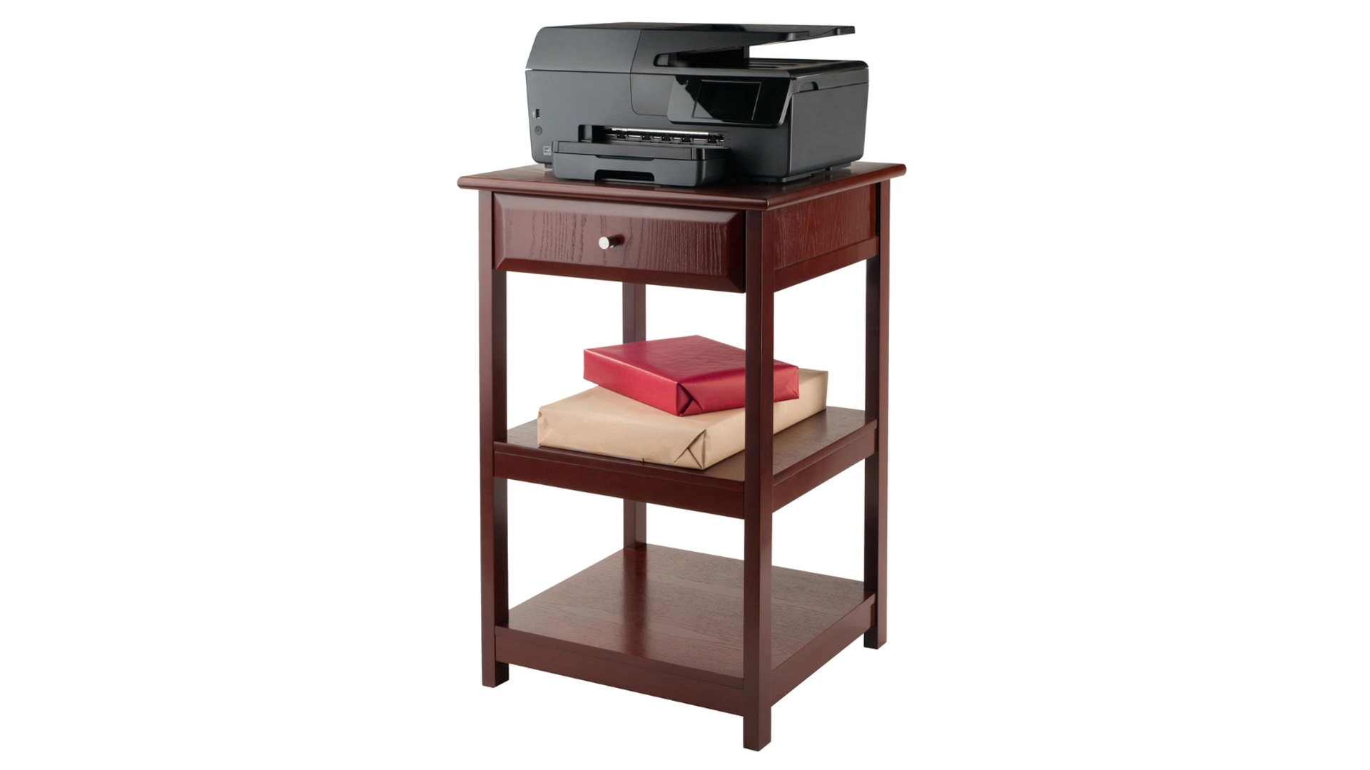 Skyline Décor Delta Home Office Printer Stand, Walnut: Printer Stand
