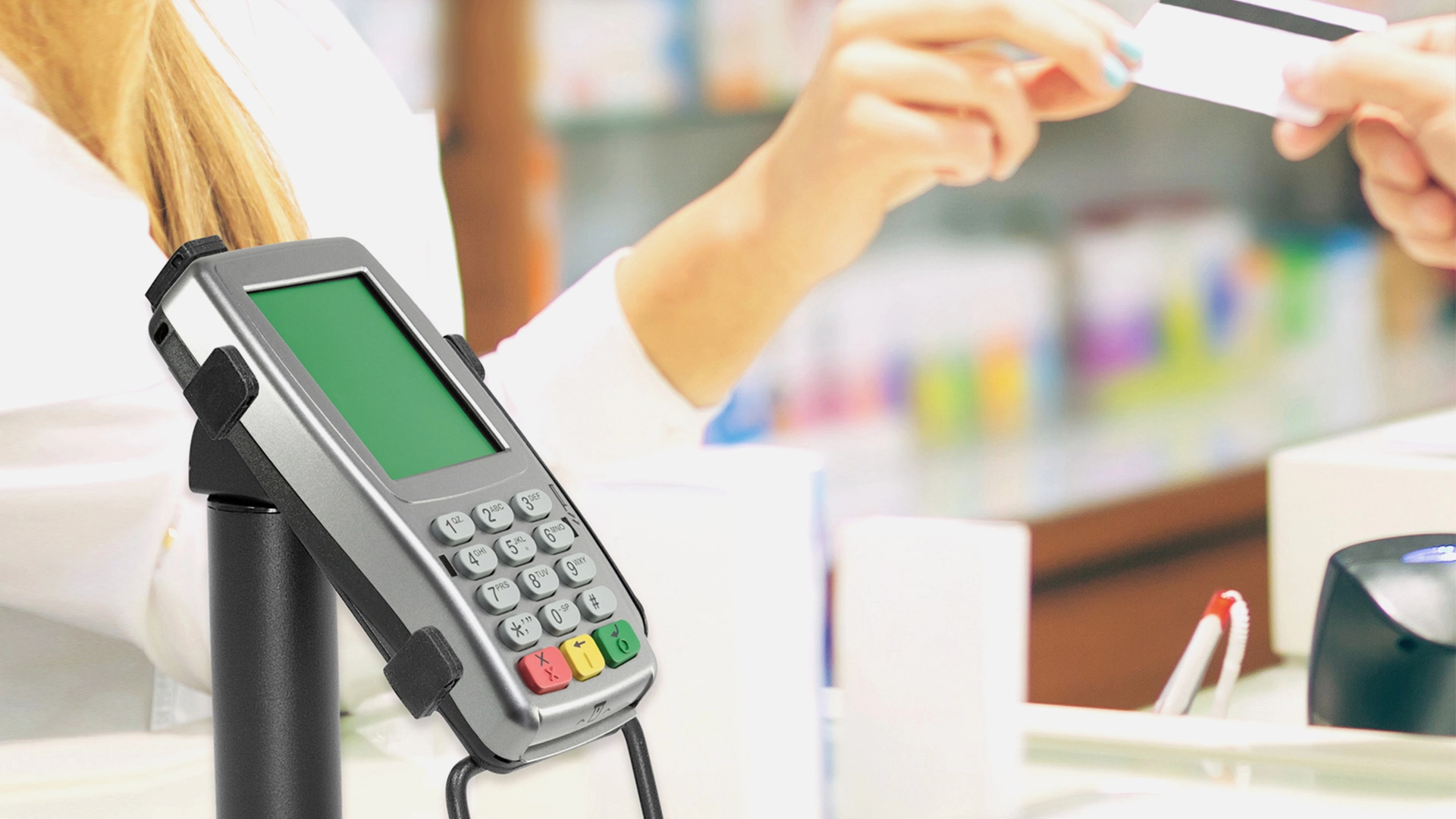 Mount-It! Credit Card POS Stand for VeriFone