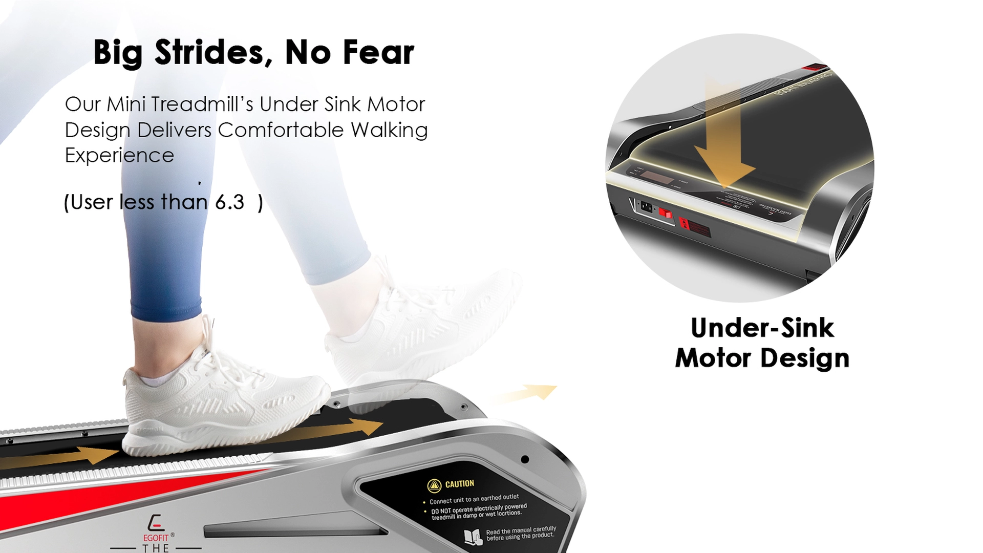 Walker Pro-M1 Under Desk Treadmill Walking Pad