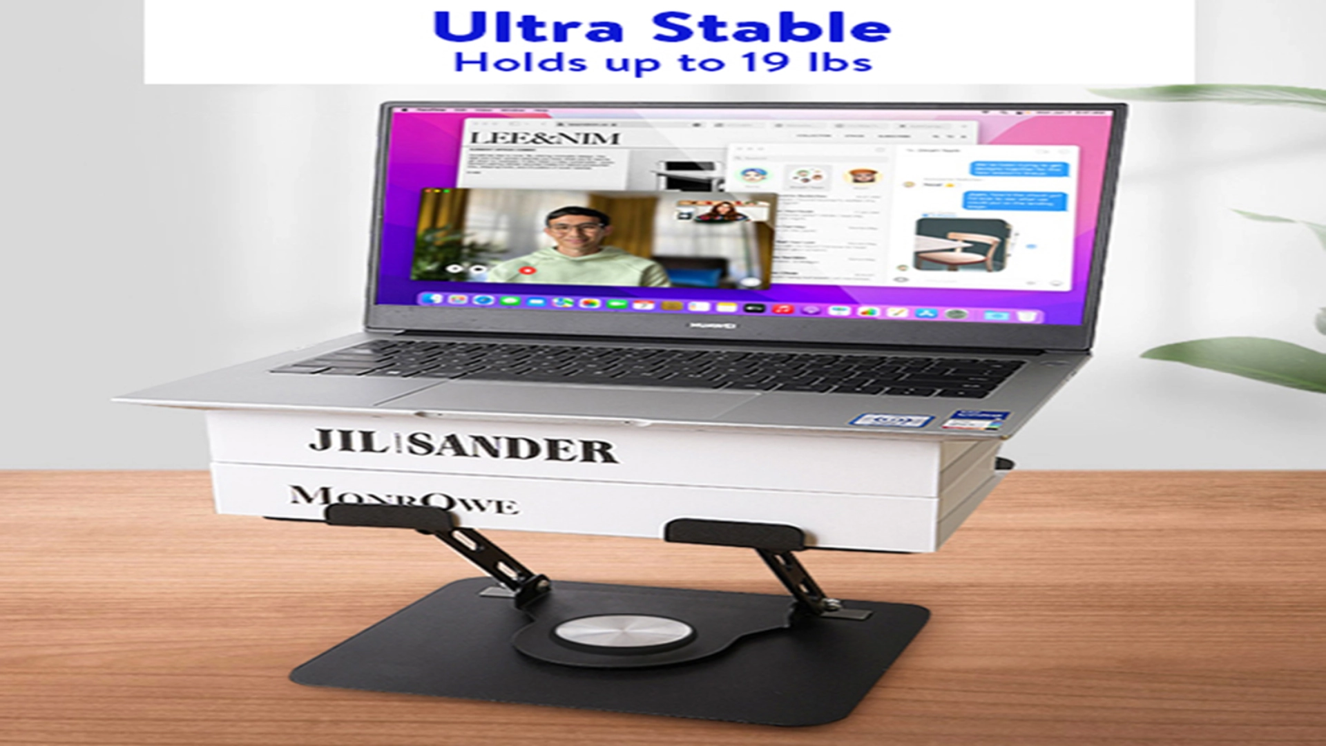 Uncaged Ergonomics Swivel Laptop Stand