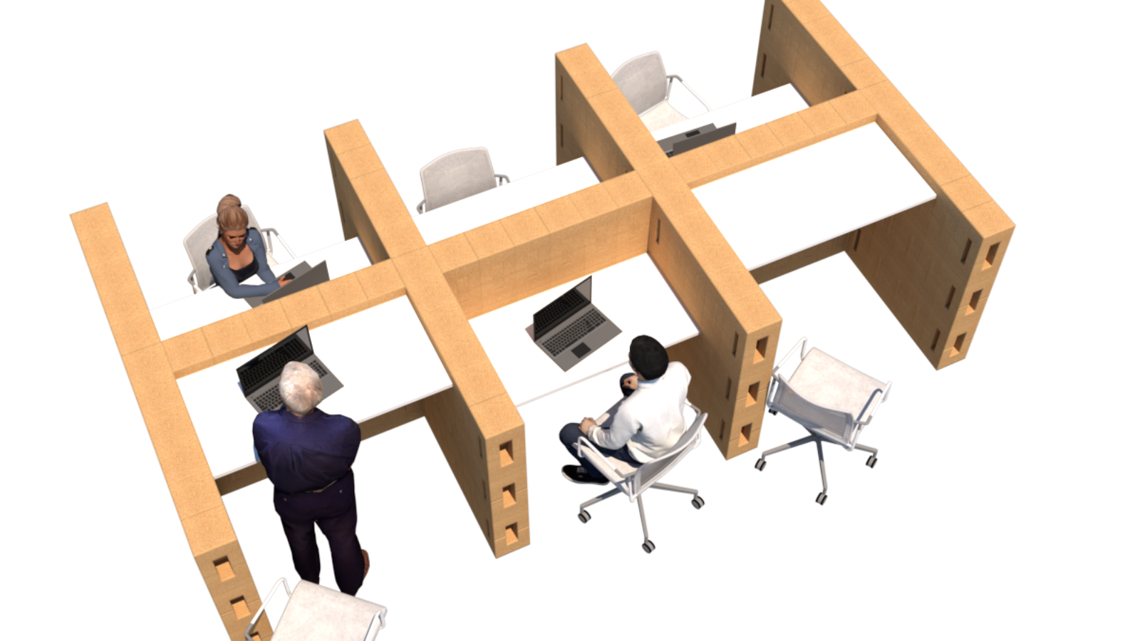 CORKBRICK Florida Working Pods