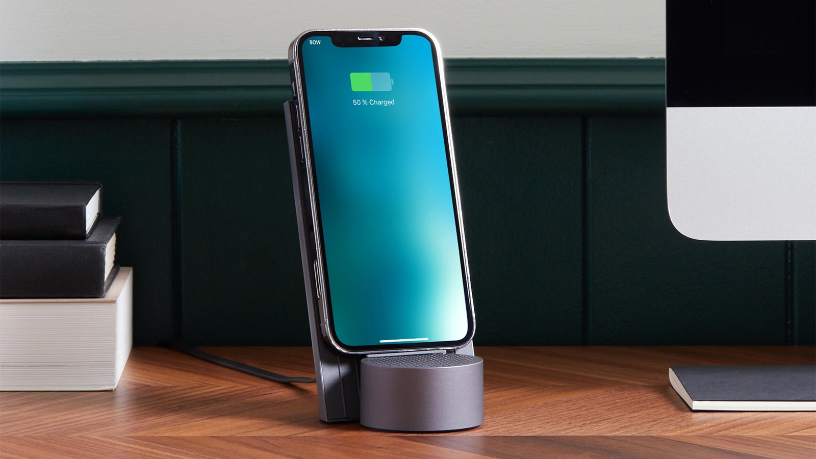 Lexon City Energy charges your phone with a stylish dock.