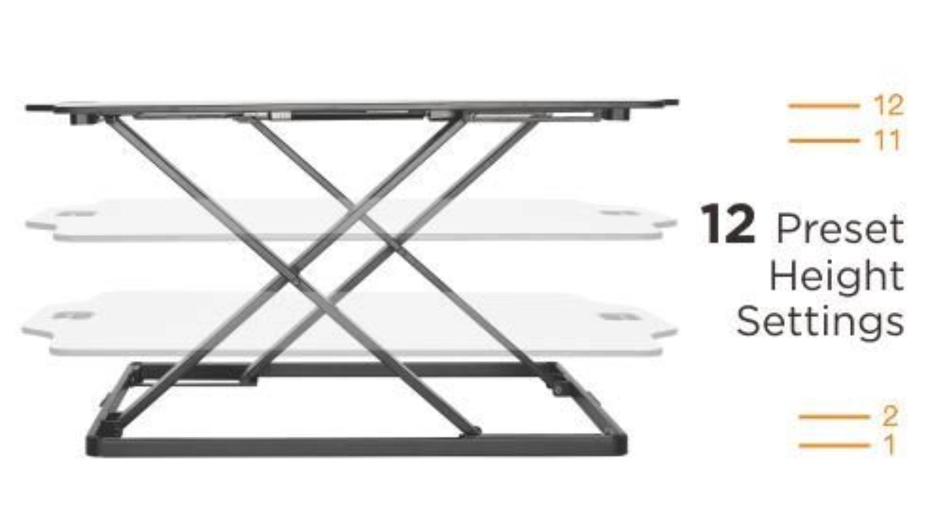 Ultra-Slim Desk Top Riser (32" x 22" Surface)