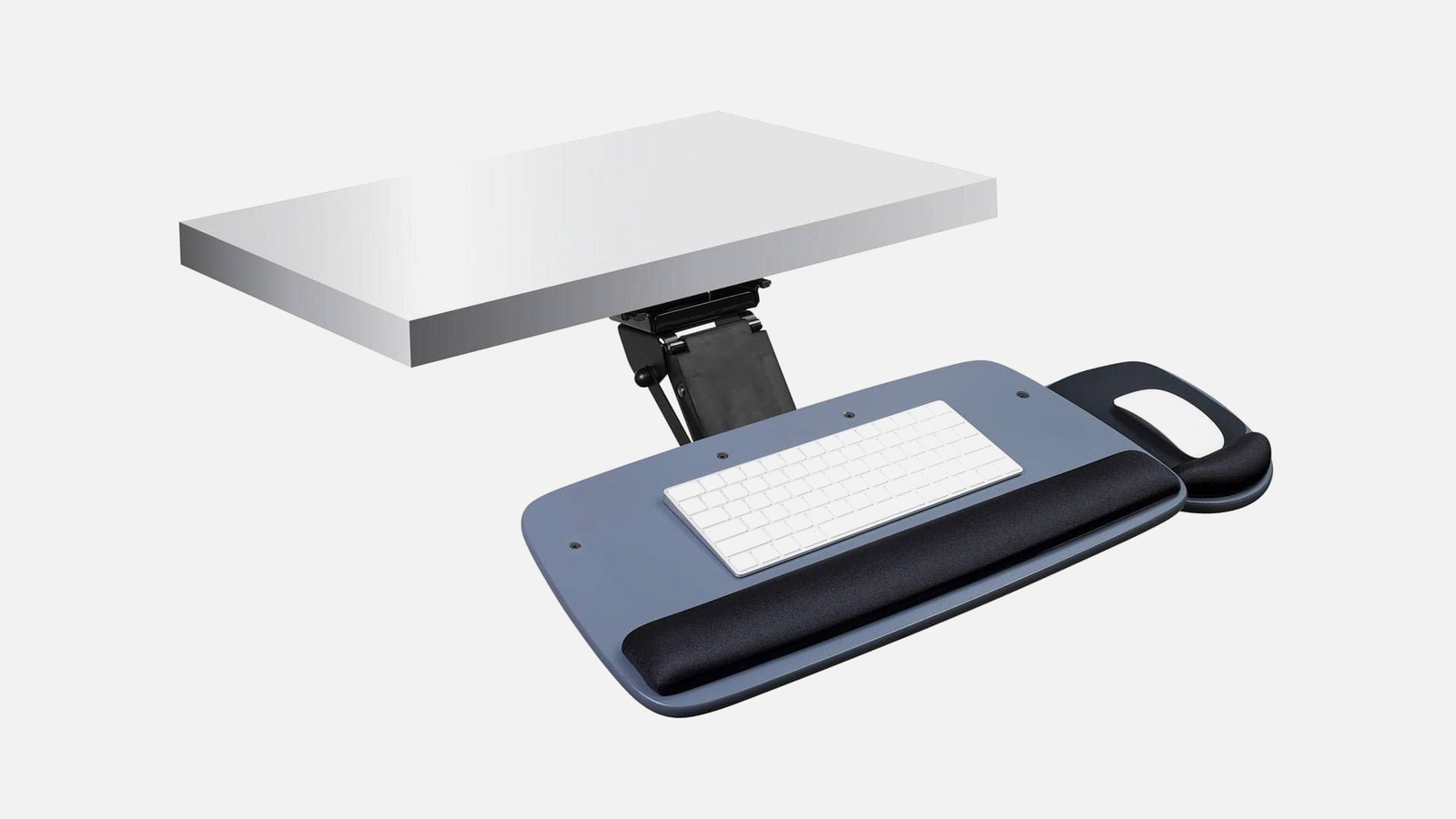 Mount-It! Under Desk Keyboard Platform With Wrist Rest Pad