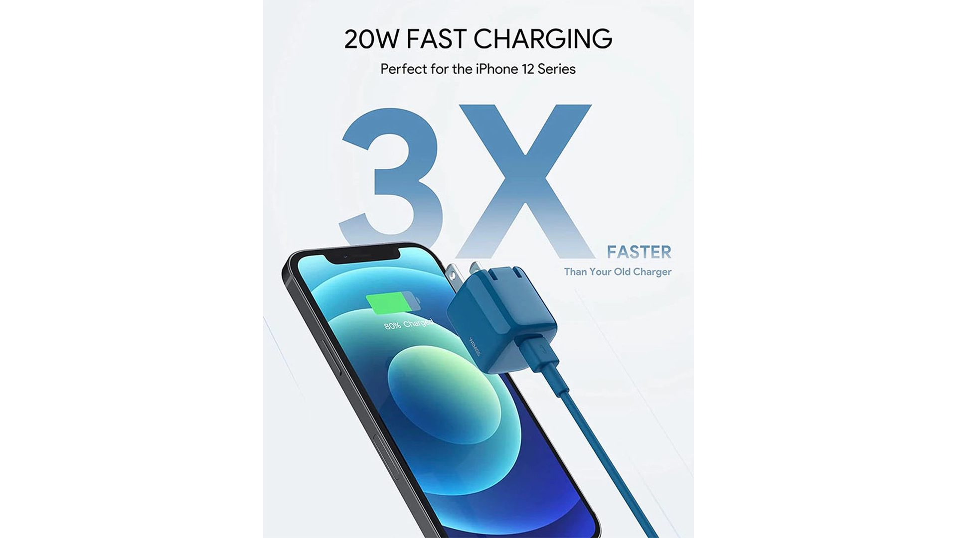 2-Pack 20W Mini USB-C Charger with 4FT USB-C to Lightning Cable