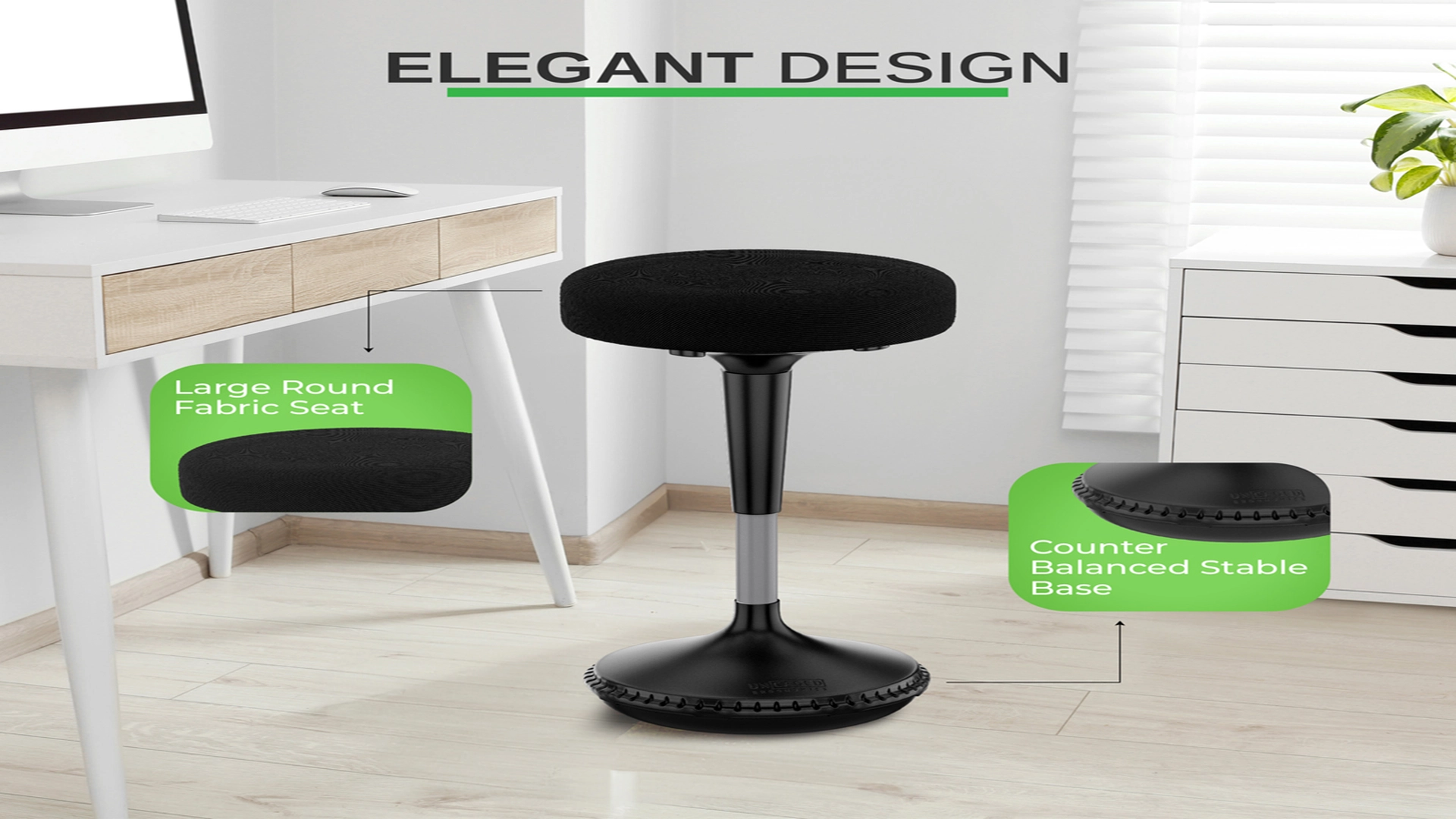 Wobble Stool Standing Desk Stool - tall office chair