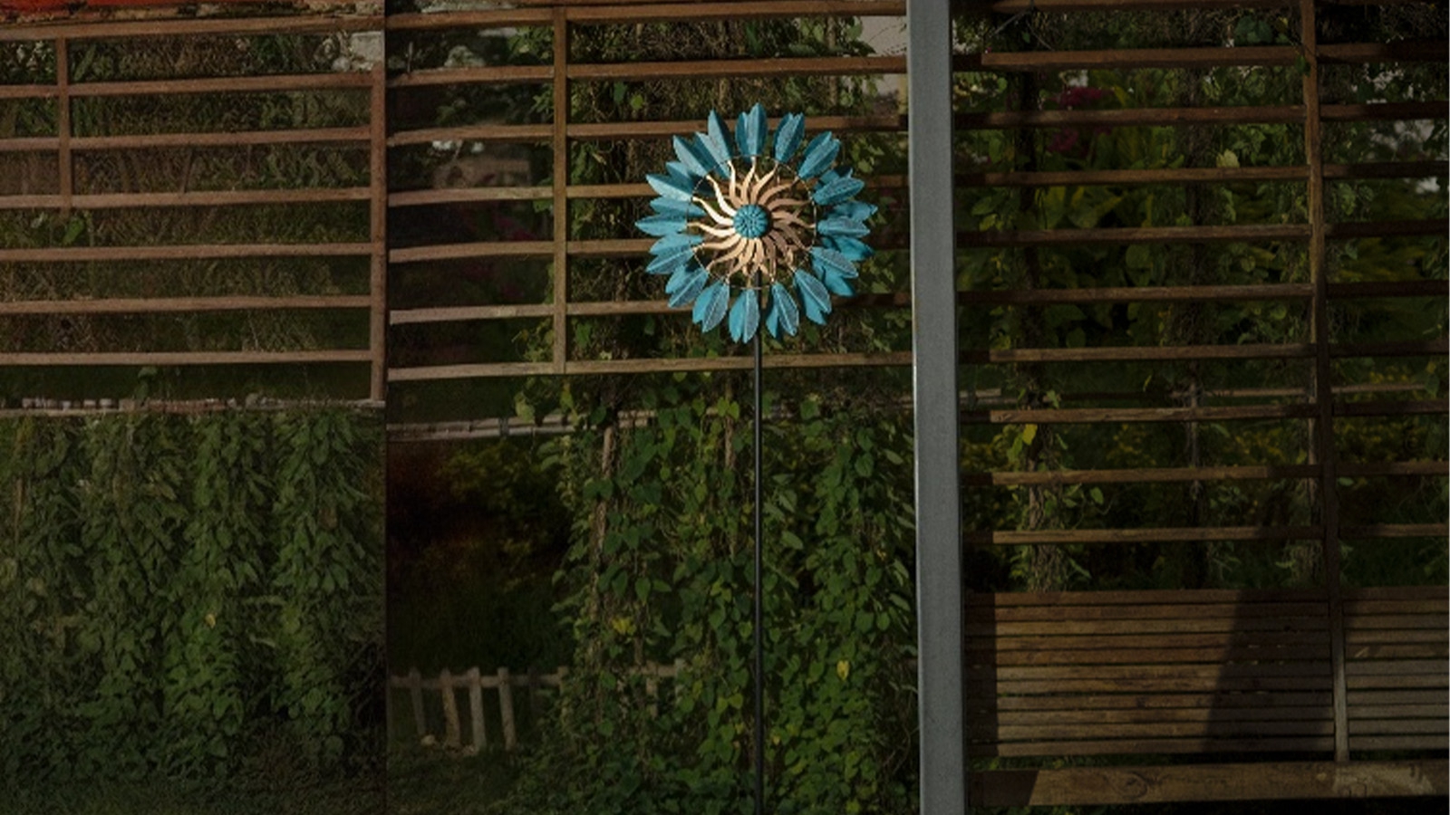 Elevate Your Outdoor Decor with 85" Wrought Iron Garden Wind Spinner