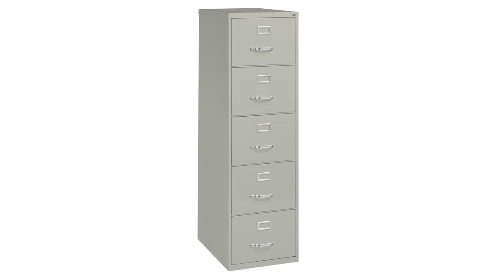 File Cabinet - 5-Drawer, 18" x 26.5" x 61" Security Lock, Heavy Duty