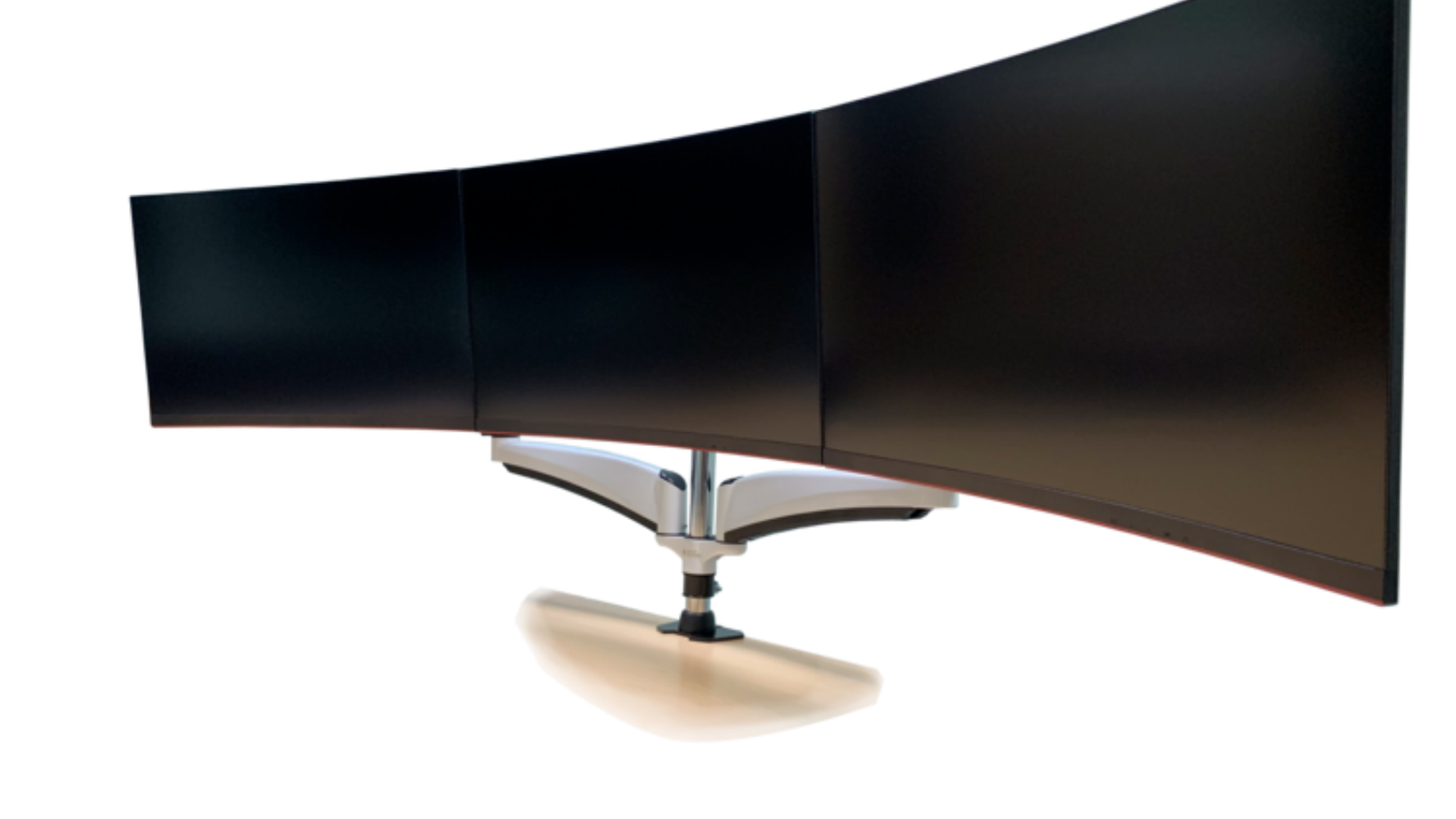 Triple Monitor Mount Articulating Arms