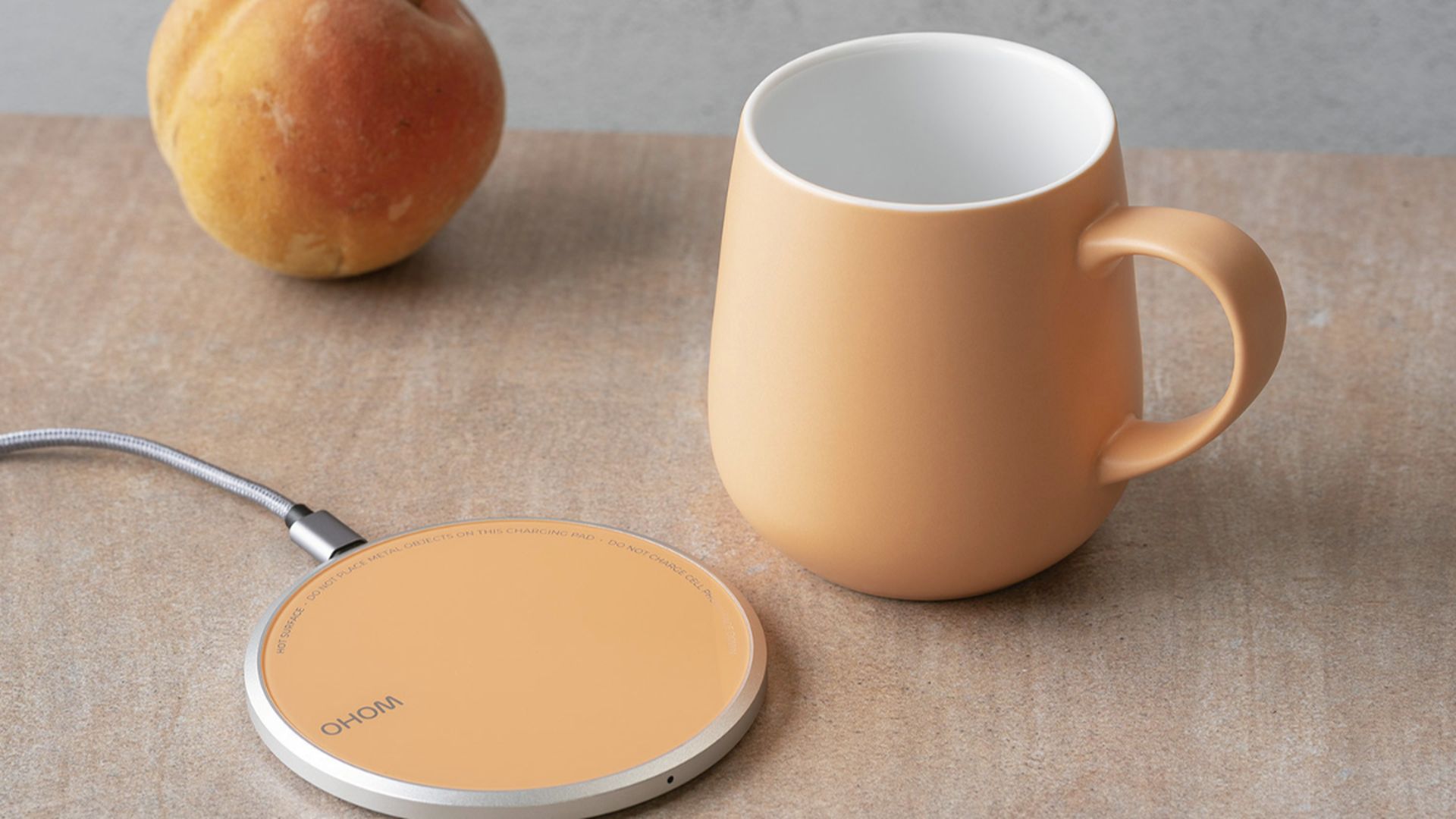 OHOM Ui Self-Heating Mug: Mug Heating and Phone Charging