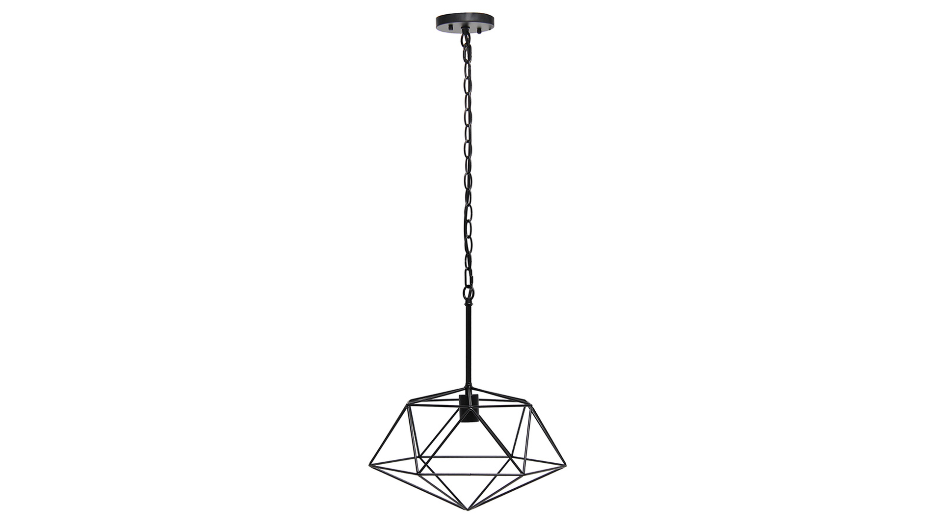 1 Light 16" Modern Metal Wire Paragon Hanging Ceiling Pendant Fixture