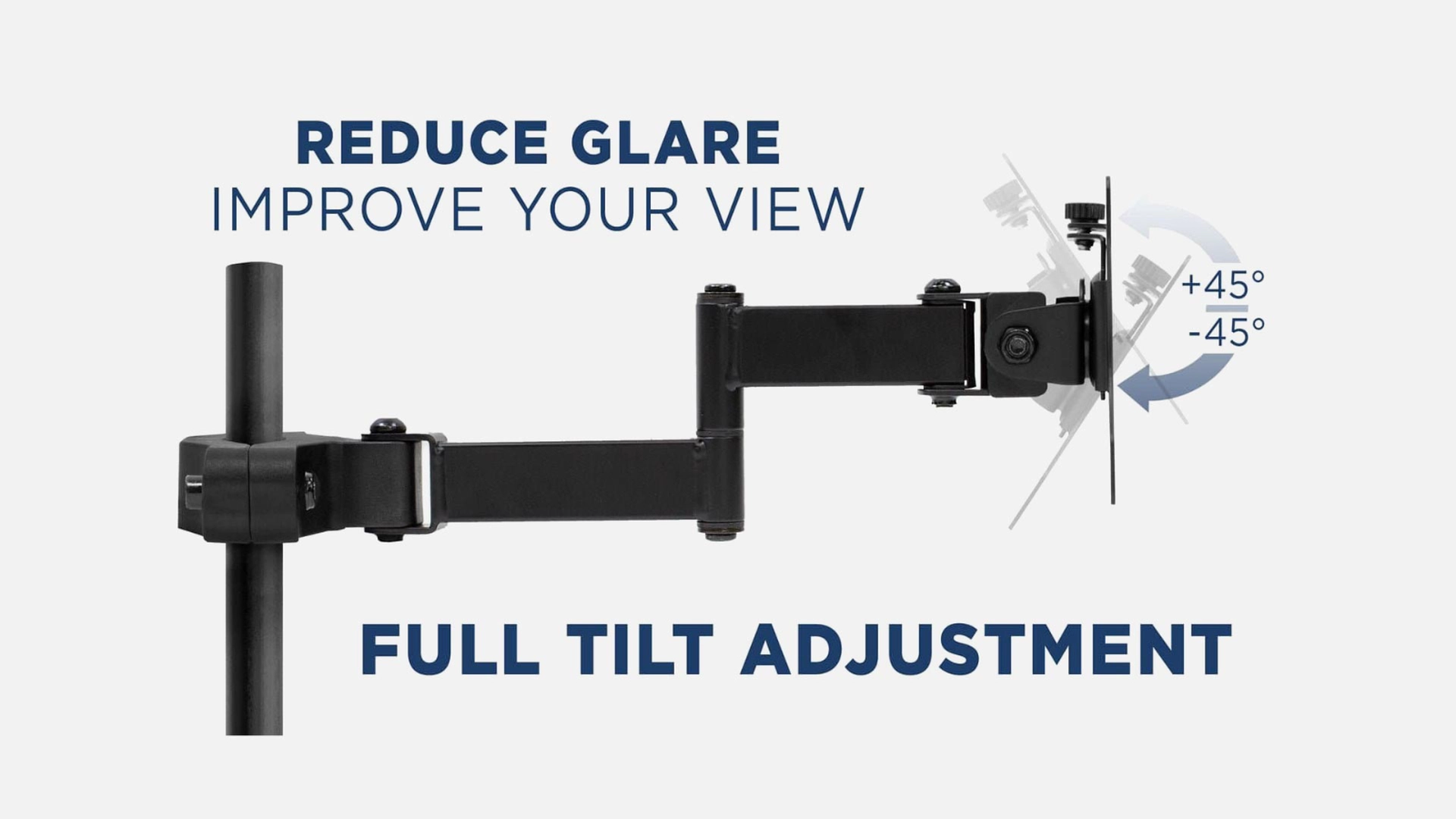 Mount-It! Full Motion TV and Monitor Truss/Pole Mount