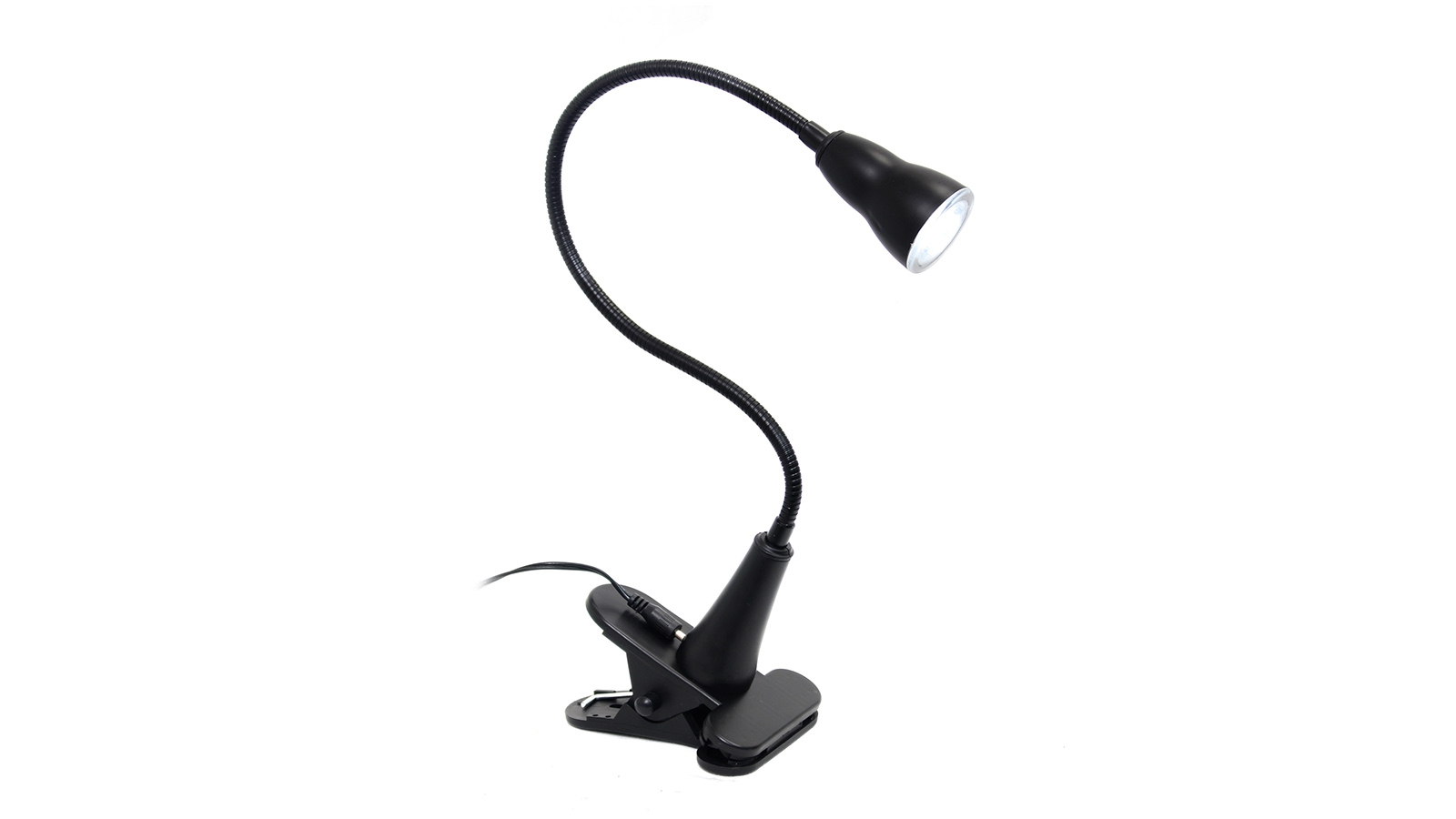 1W LED Gooseneck Clip Light Desk Lamp