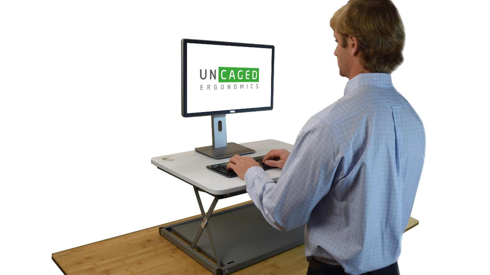 CHANGEdesk MINI Standing Desk Converter for Laptops Single Monitors
