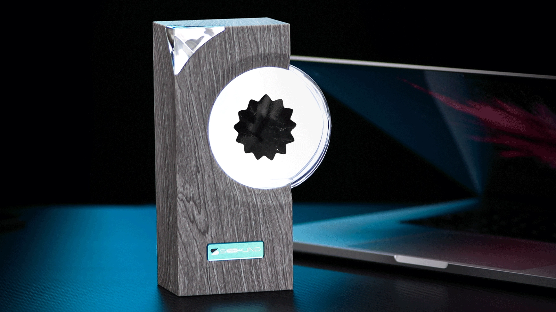 sovenomund Ferrofluid Magnetic Liquid Audio Display Lava Lamp