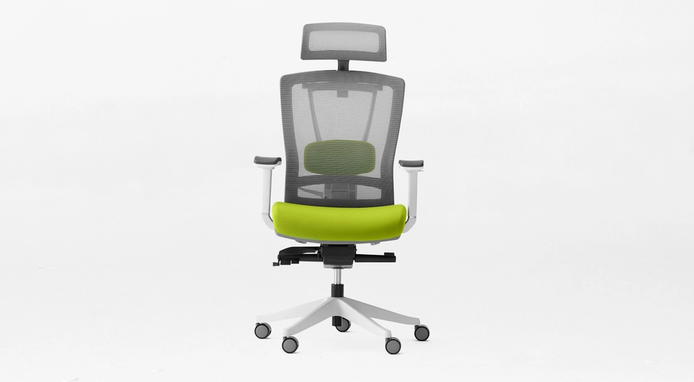 Green Ergonomic Office Chair - Autonomous ErgoChair Pro.