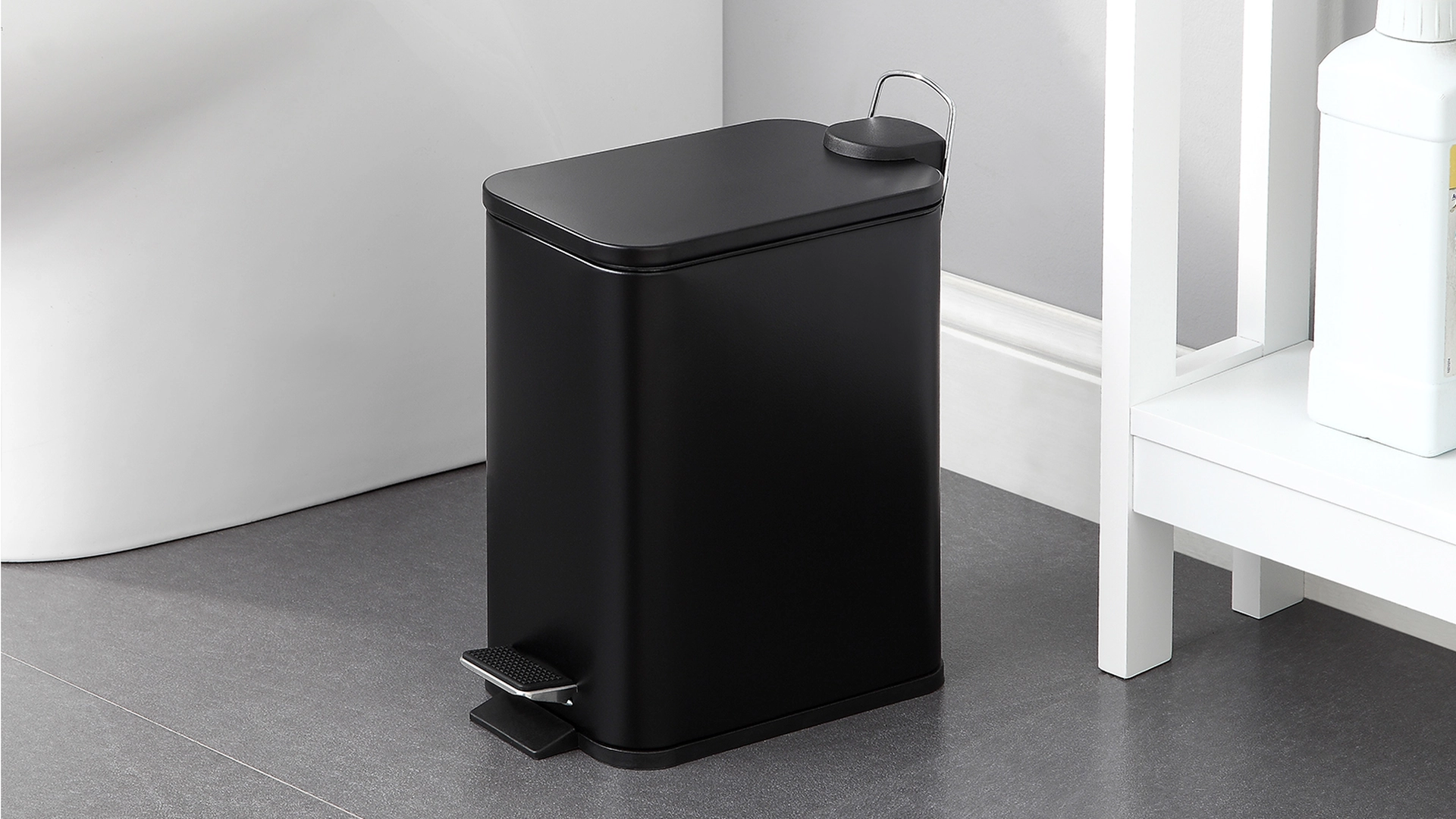 5 Liter / 1.32 Gallon Trash Can with Plastic Inner Buckets