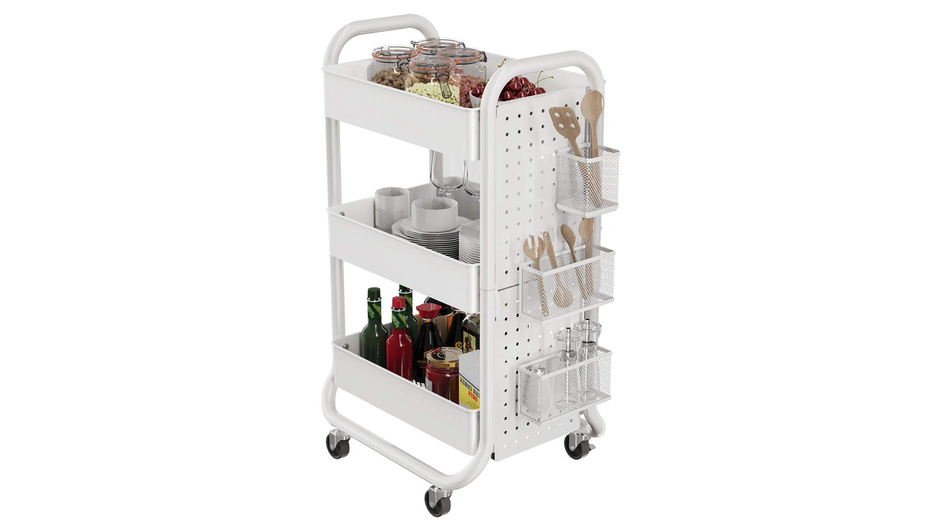 3 Tier Metal Utility Cart