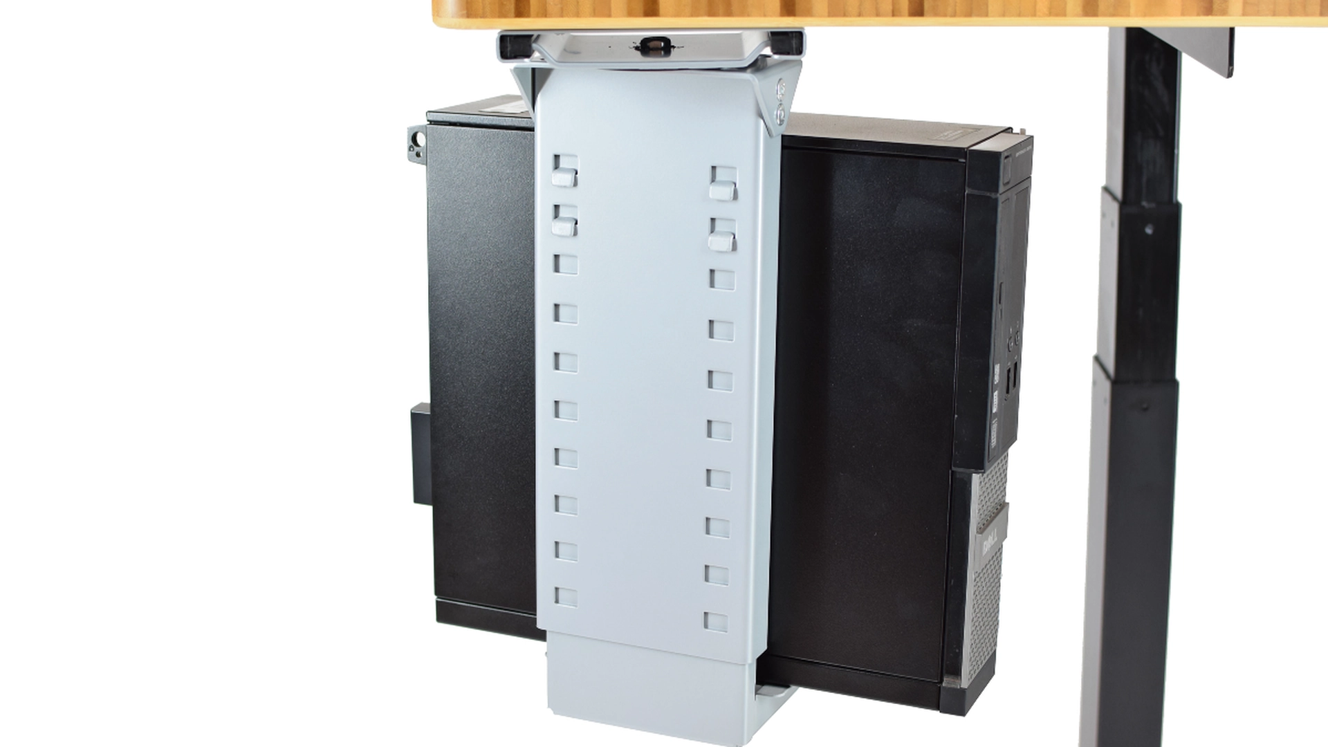 Swiveling CPU Holder for Desk