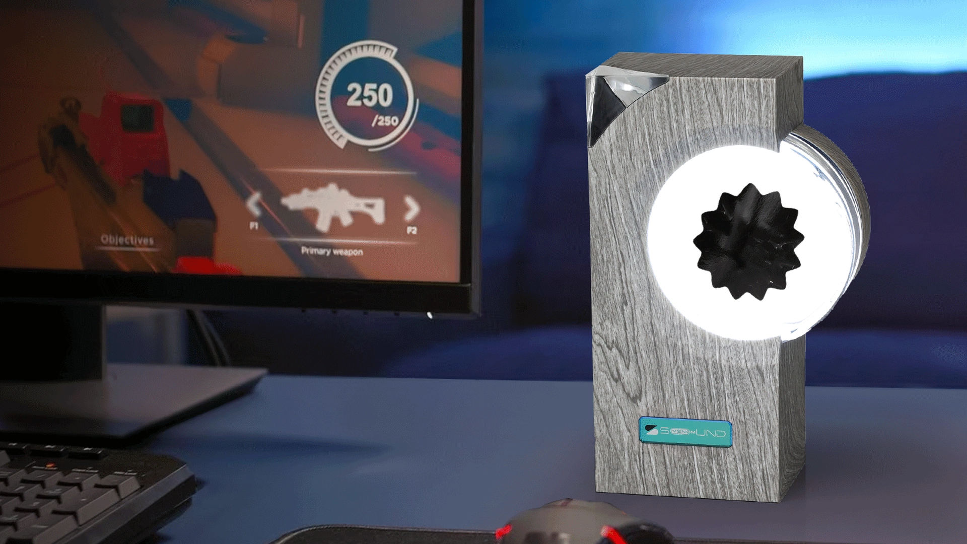 sovenomund Ferrofluid Magnetic Liquid Audio Display Lava Lamp