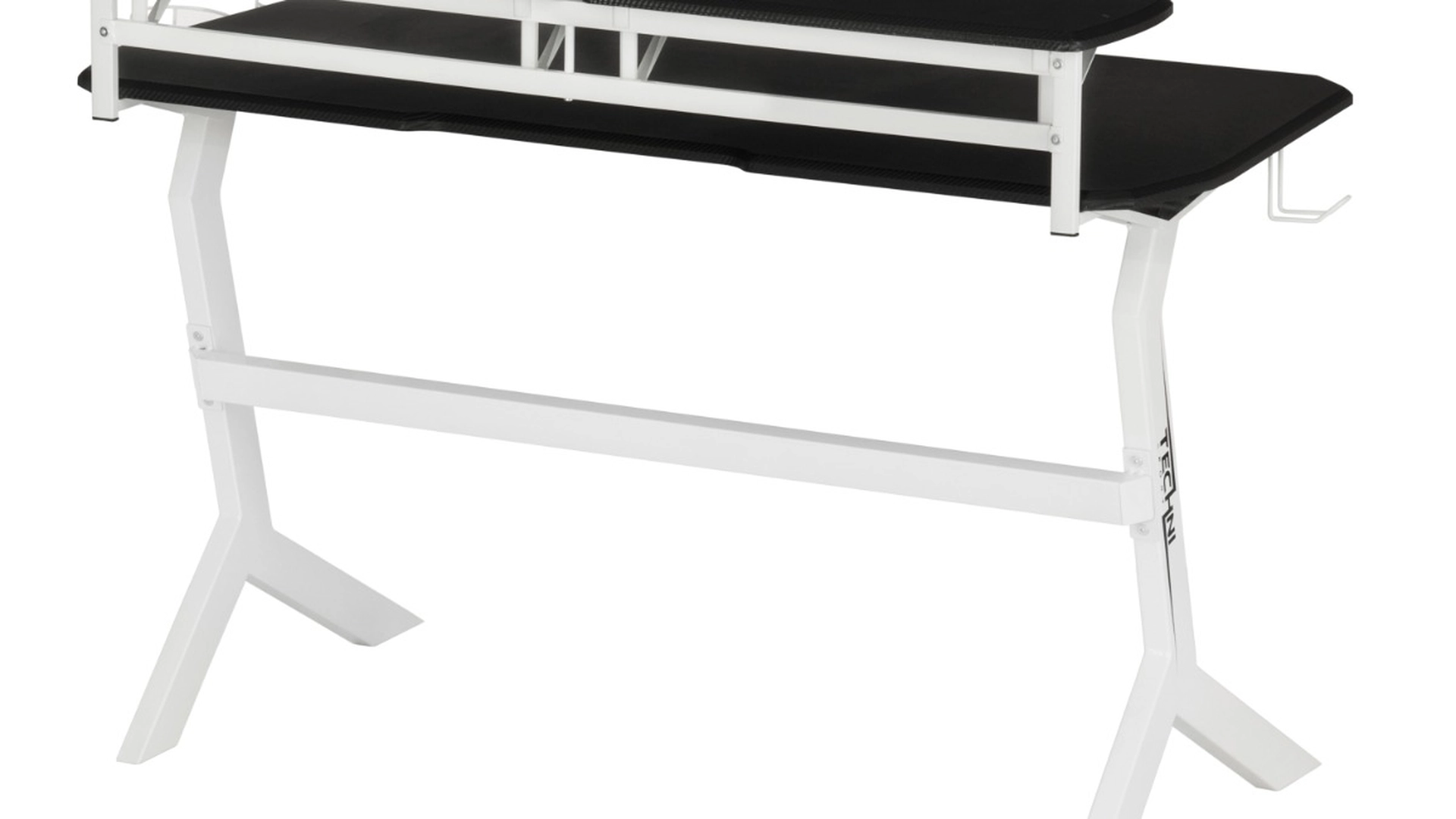 Techni Mobili White Stryker Gaming Desk
