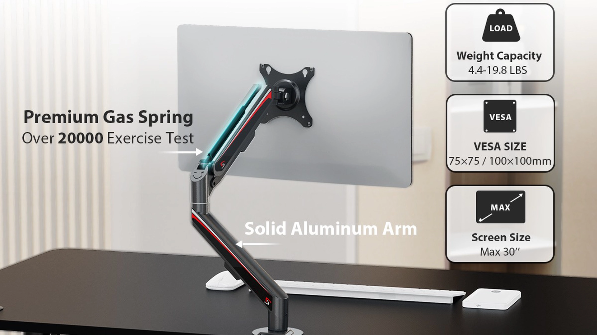 EUREKA ERGONOMIC S05 Single Monitor Arm