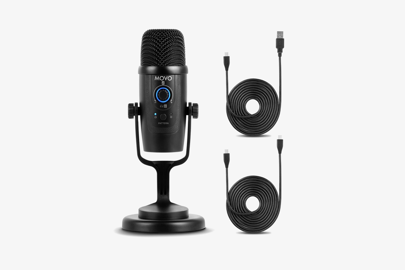 Movo UM300 USB Desktop Microphone for Mac, PC, Android