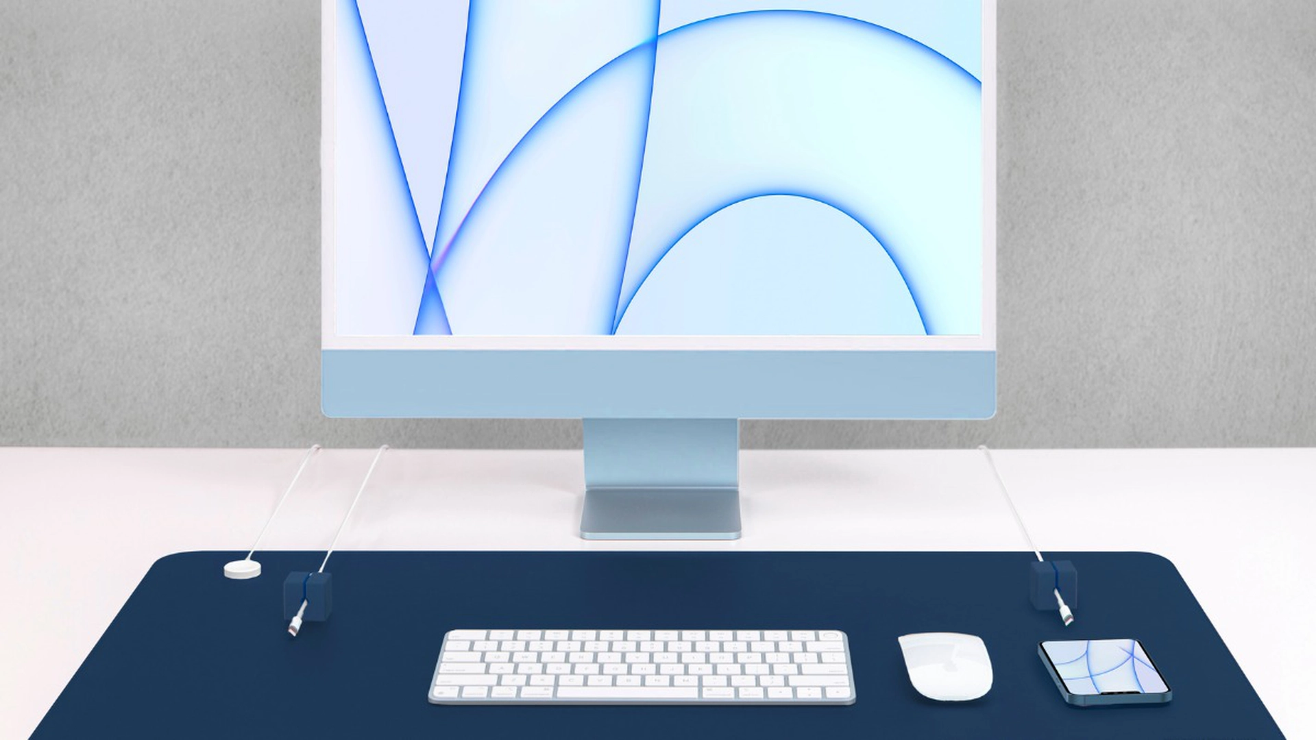 Function101 DESK MAT PRO - Desk Mat + Magnetic Cable Management