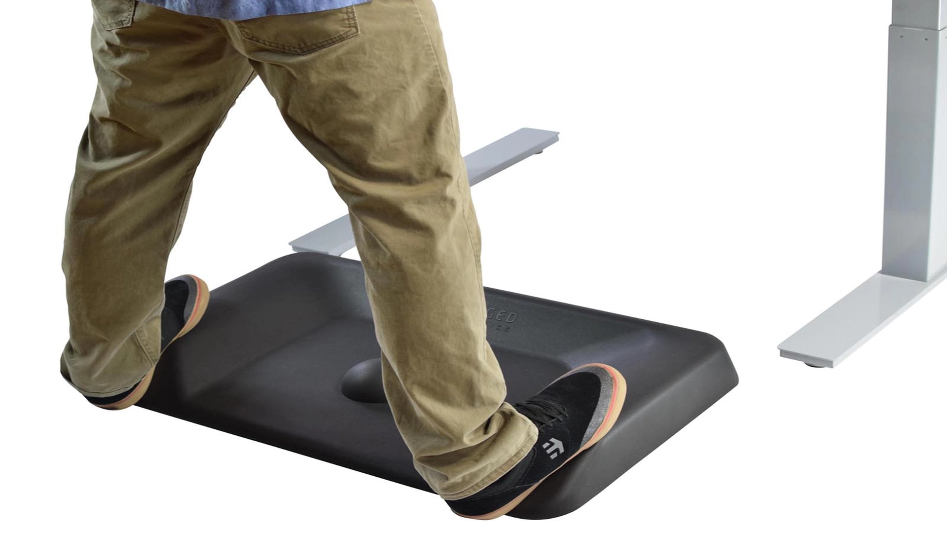 Ergonomic standing desk mat not flat massage ball anti fatigue mat