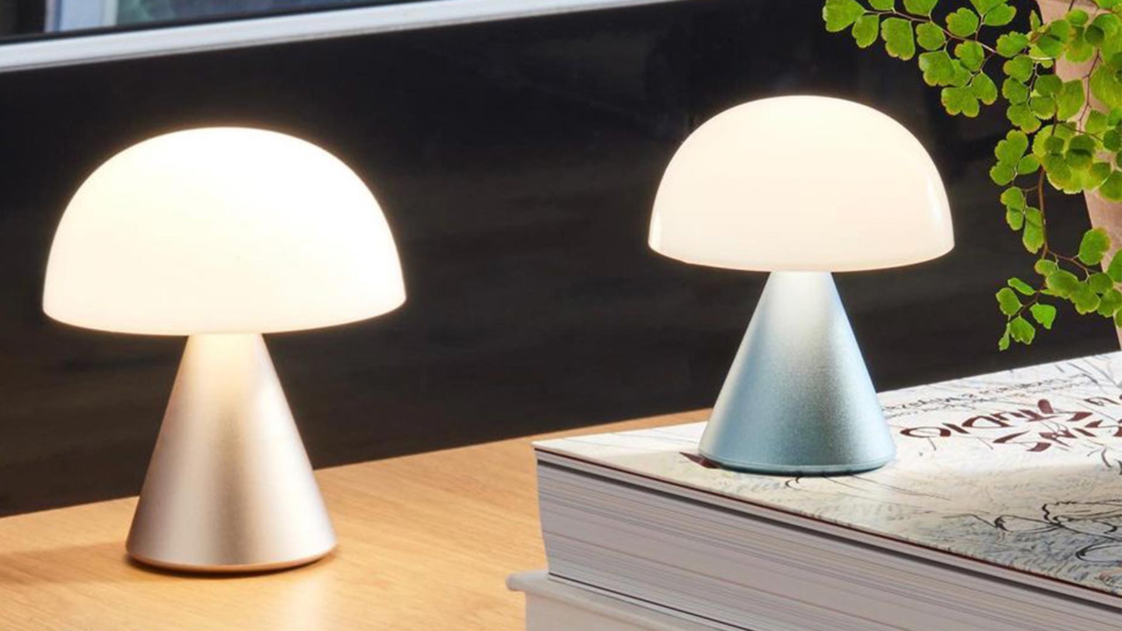 Lexon Mina M Portable LED Lamp. Set the tone with 9 inspiring colors.