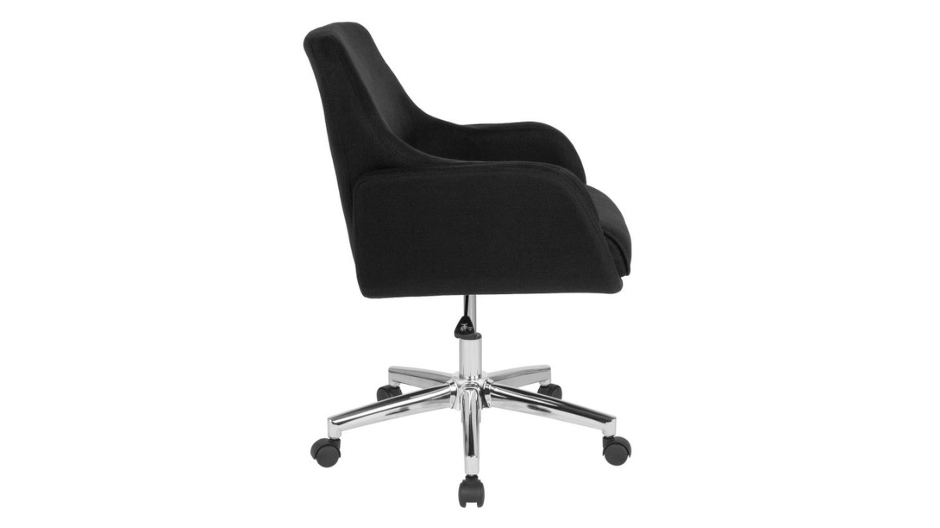 Home and Office Upholstered Mid-Back Chair in Multicolor Fabric
