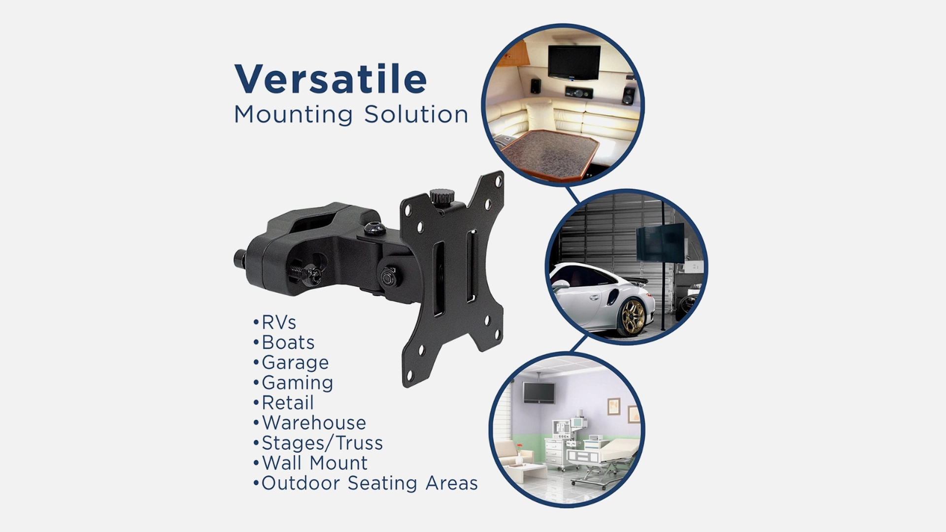 Mount-It! TV and Monitor Truss/Pole Mount